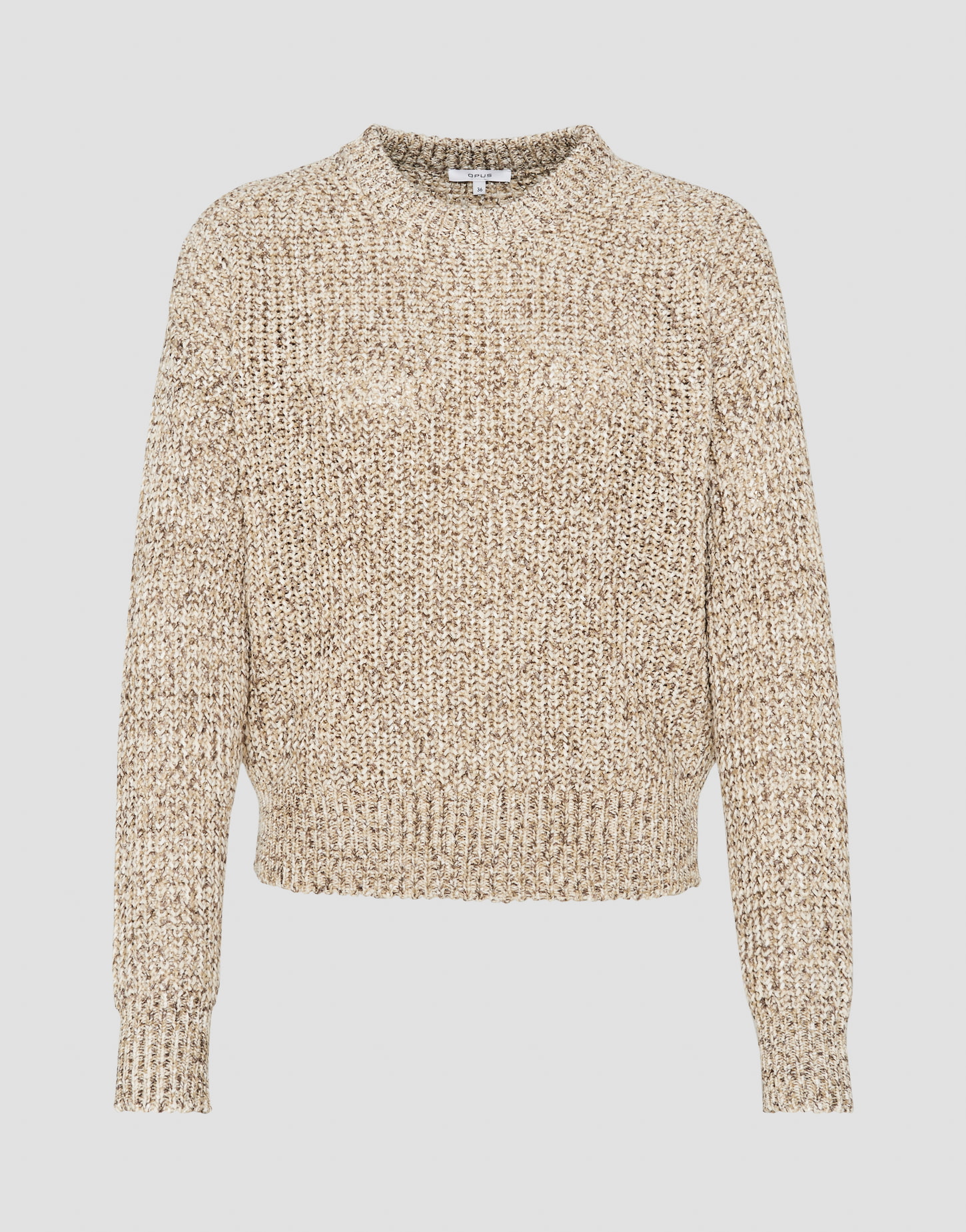 Strickpullover Porunu beige online bestellen | OPUS Online Shop