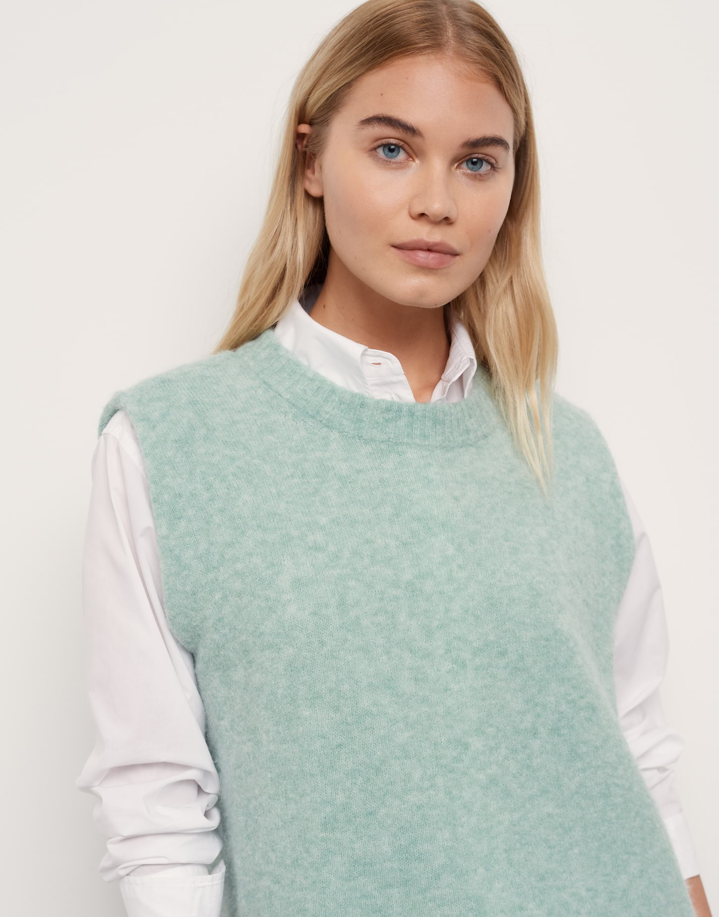 Pullunder Priska grün online bestellen | OPUS Online Shop