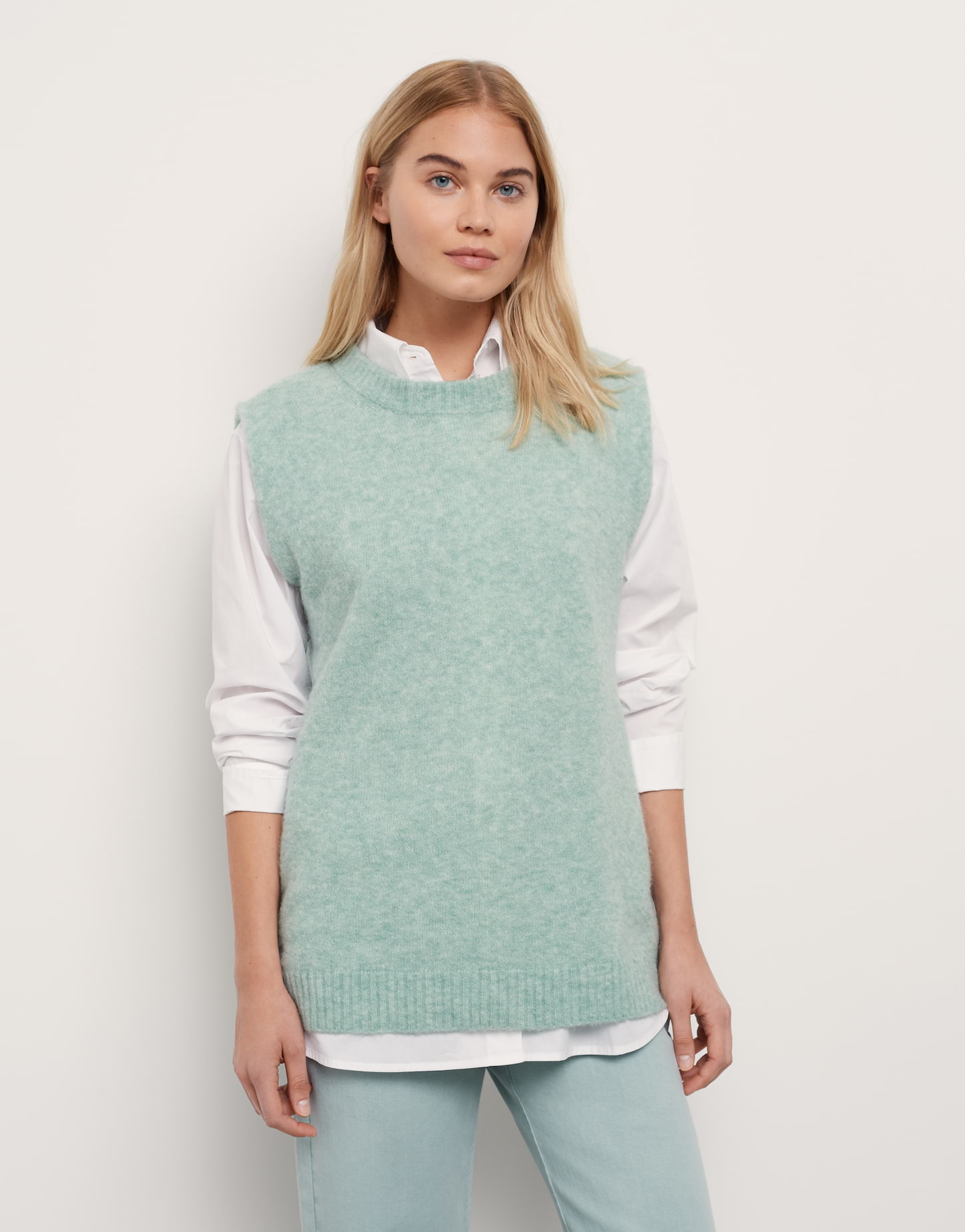 Pullunder Priska grün online bestellen | OPUS Online Shop