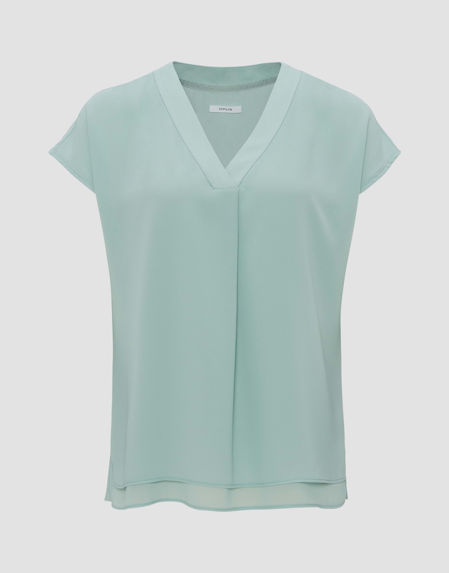 Kurzarmbluse Feliso grün online bestellen | OPUS Online Shop
