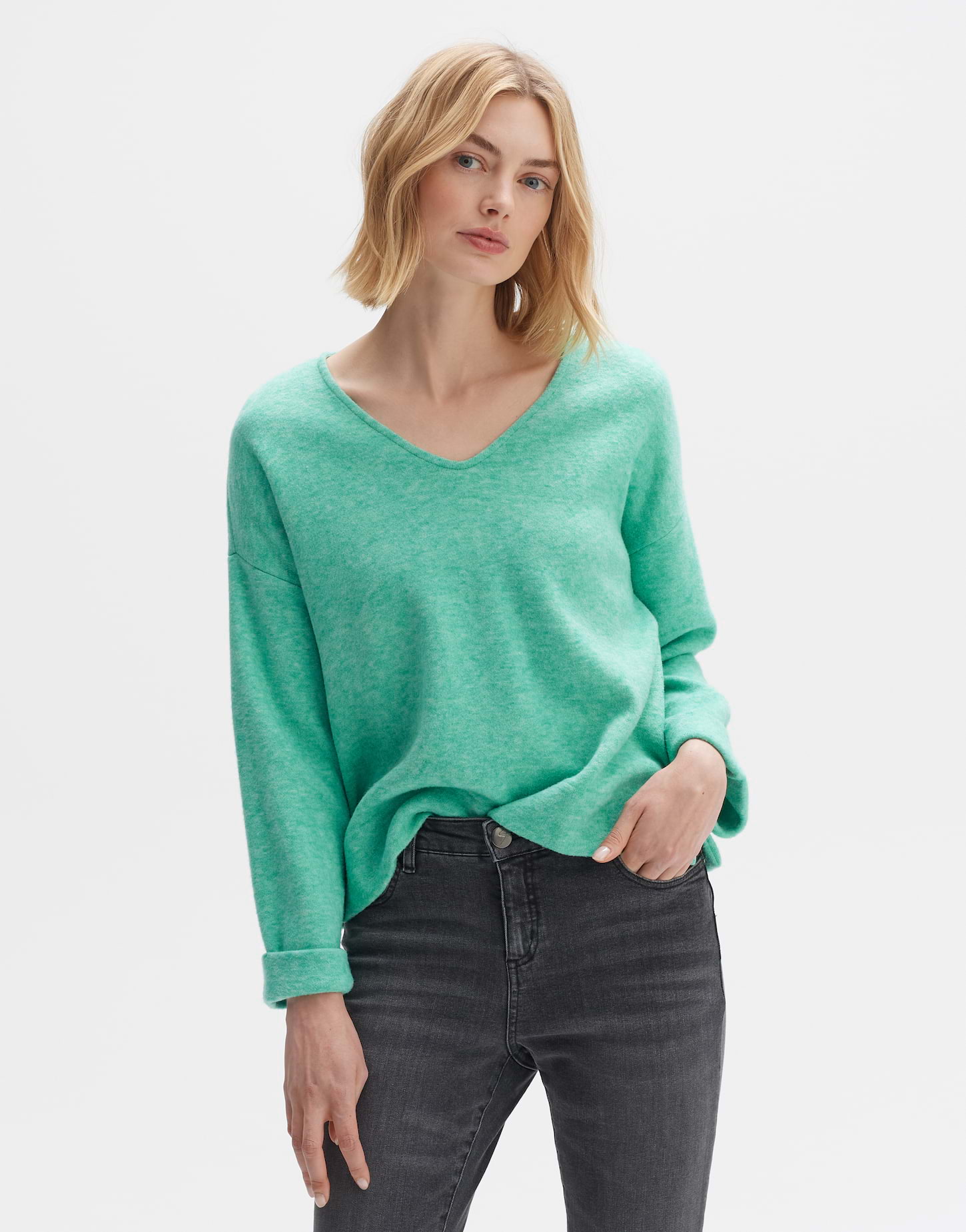 Sweatshirt Gelela grün online bestellen | OPUS Online Shop