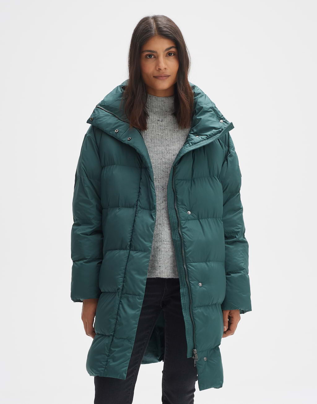Mantel Hileni grün online bestellen | OPUS Online Shop