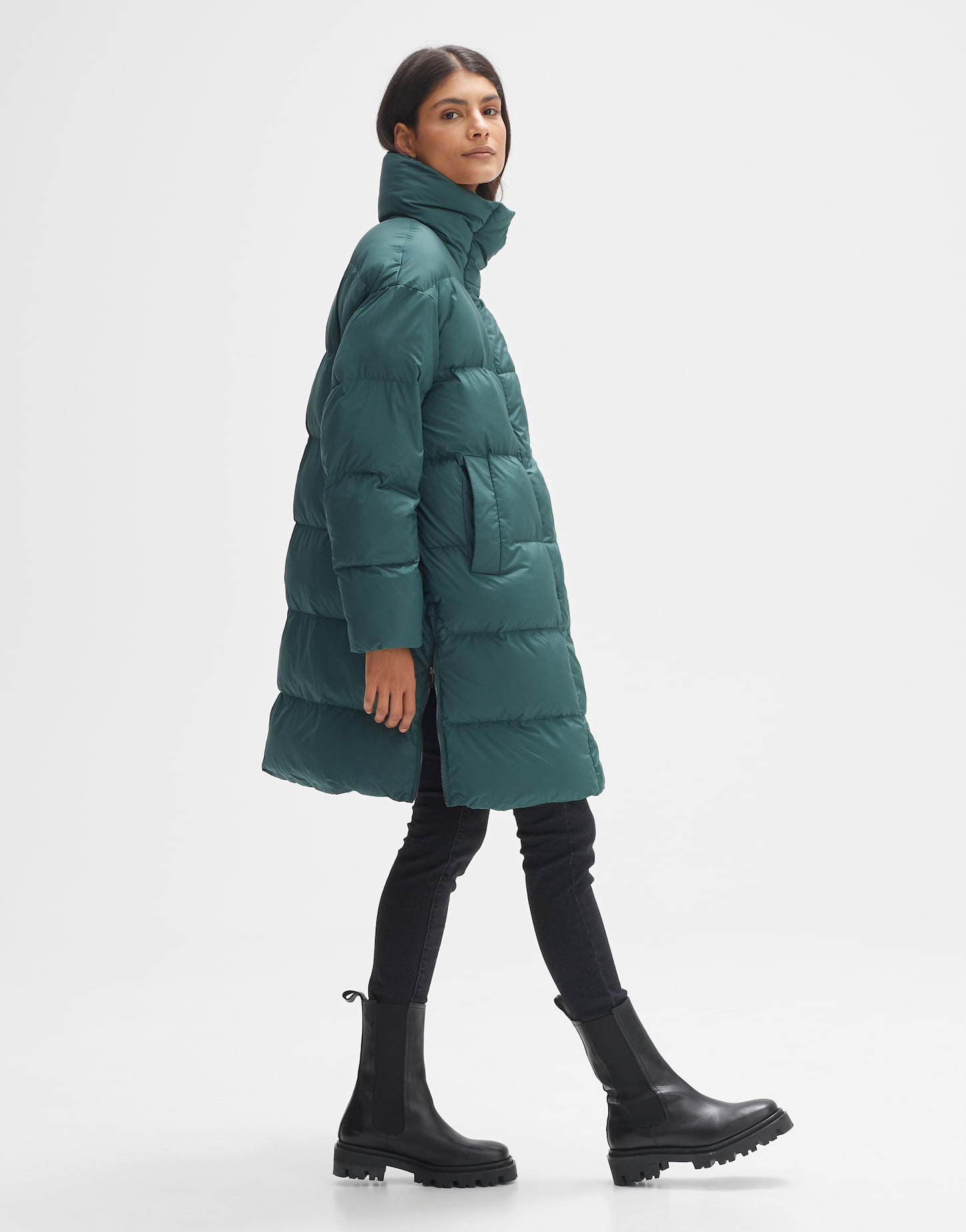 Mantel Hileni grün online bestellen | OPUS Online Shop
