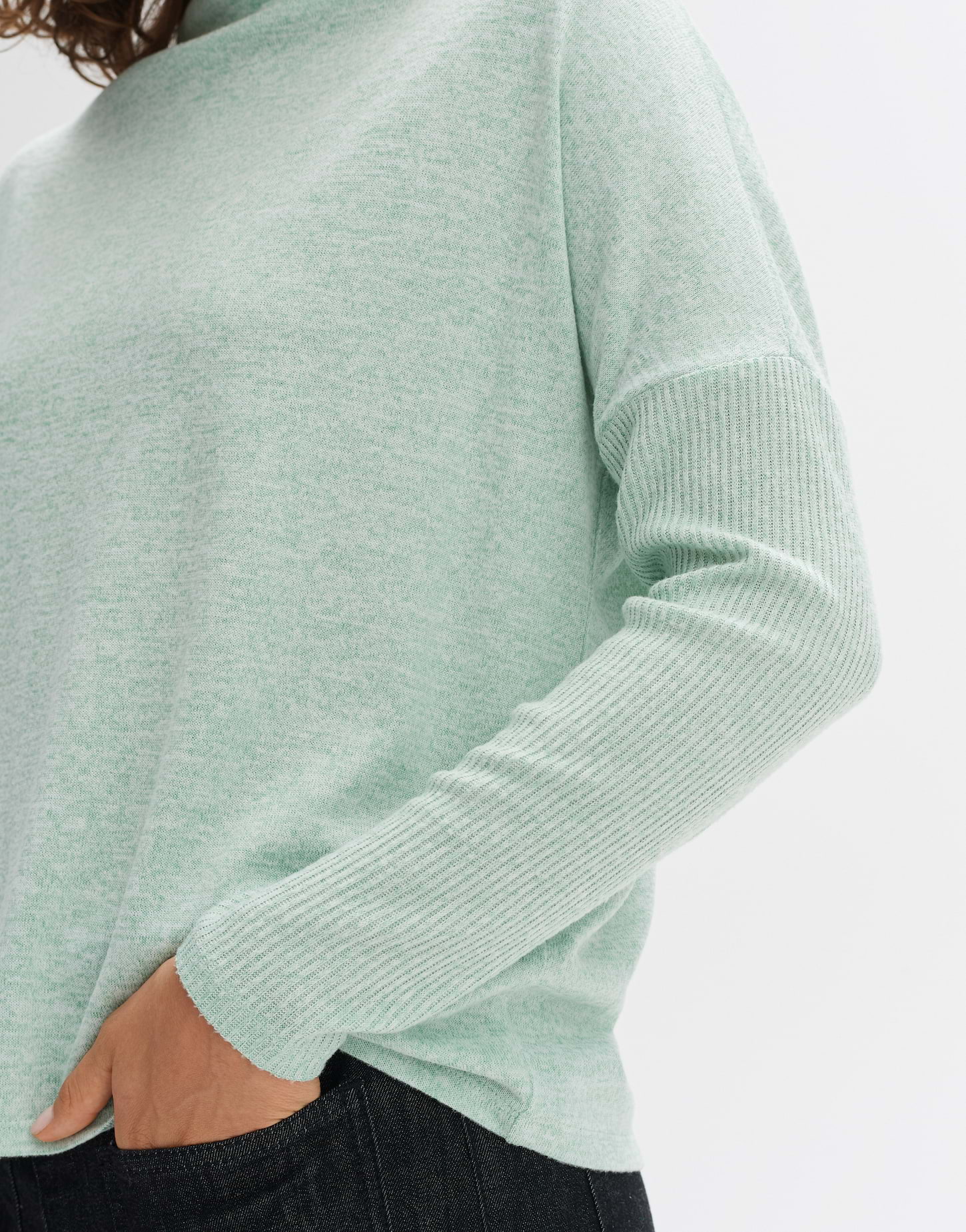 Langarmshirt Shamina soft grün online bestellen | OPUS Online Shop