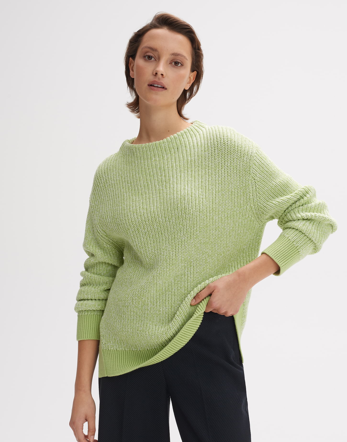 Strickpullover Partano grün online bestellen | OPUS Online Shop