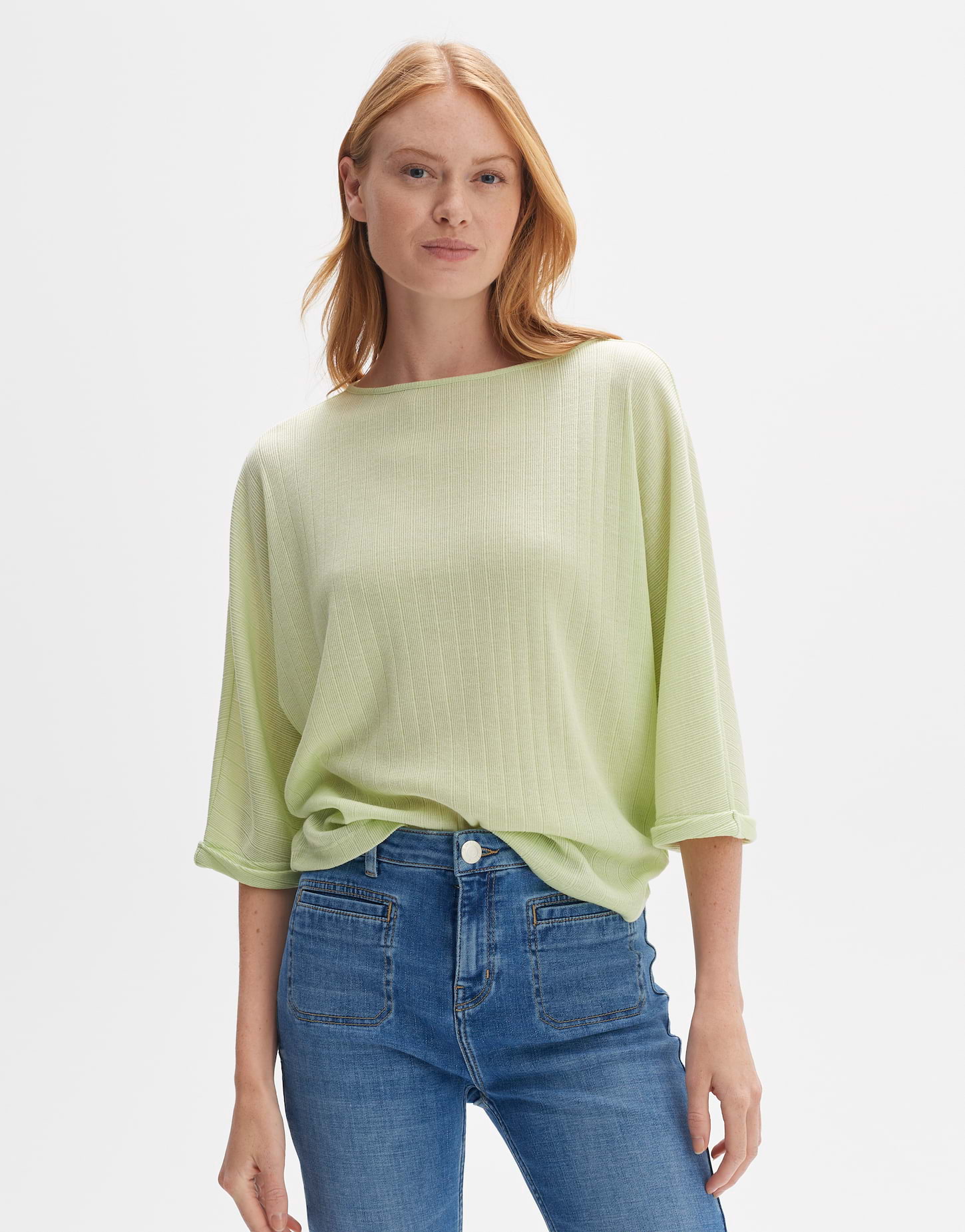 Kurzarmshirt Sifara grün online bestellen | OPUS Online Shop