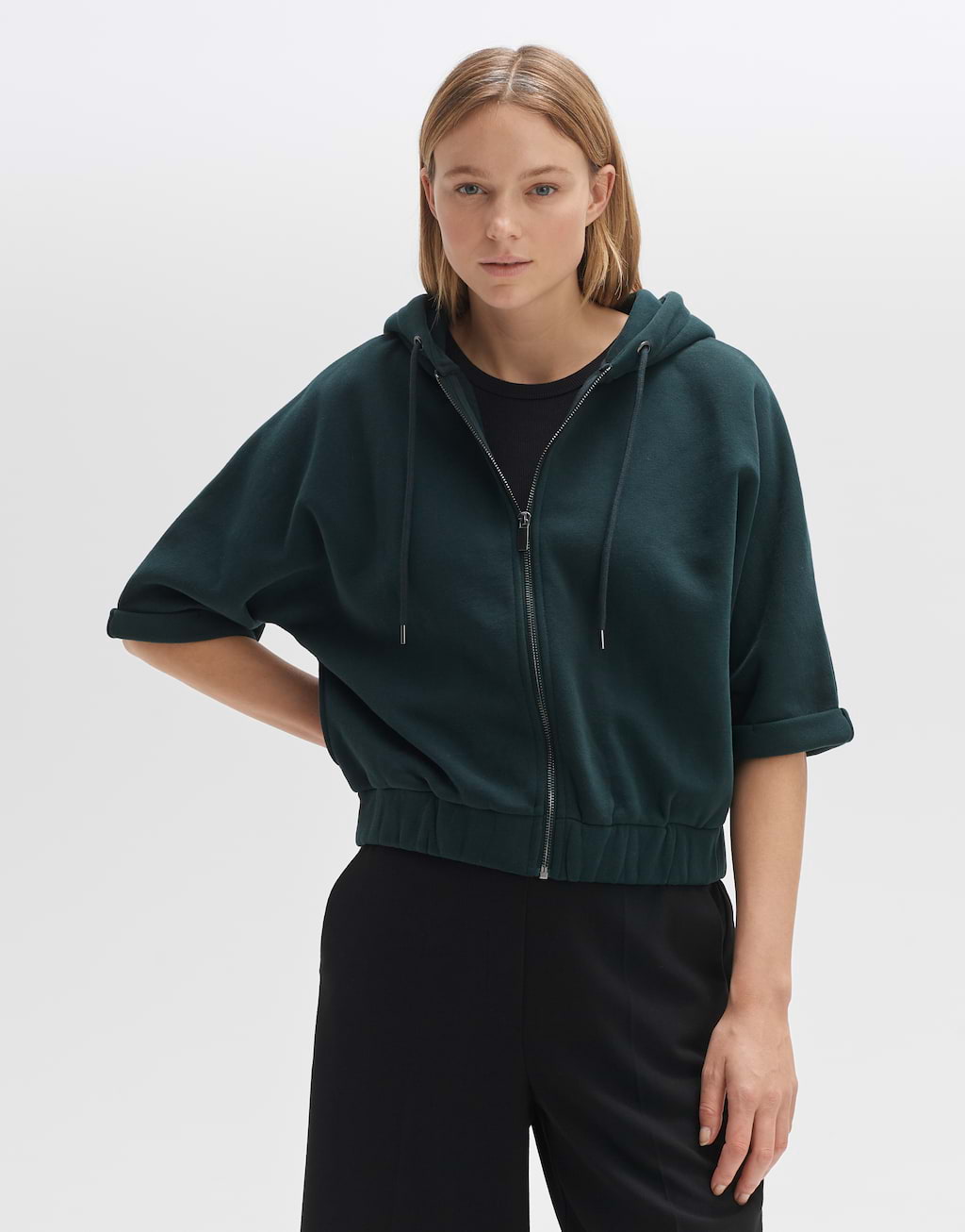 Sweatjacke Gadora grün online bestellen | OPUS Online Shop