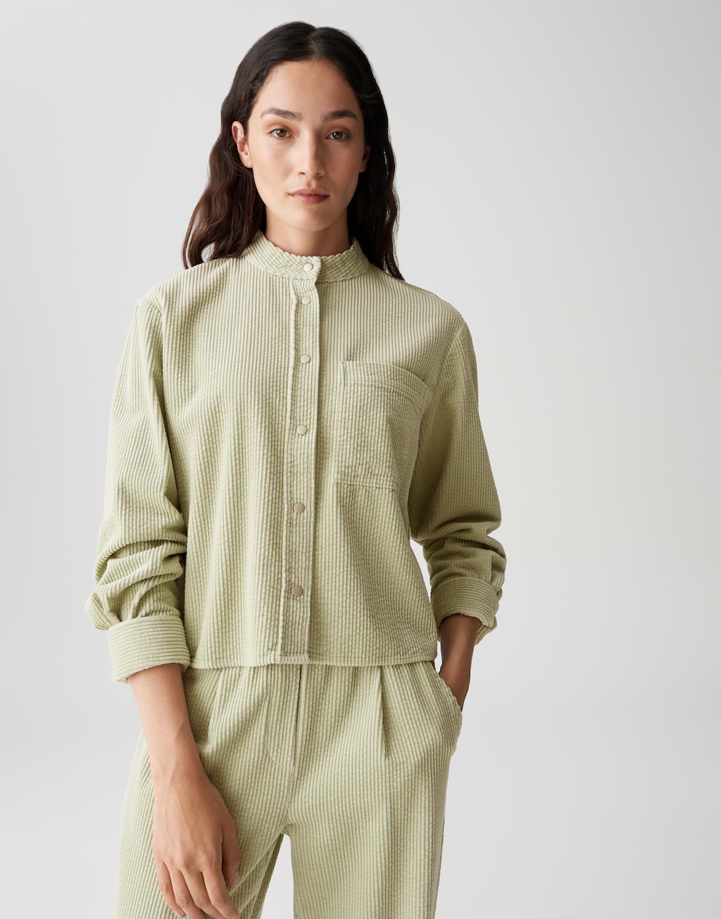 Langarmbluse Falve grün online bestellen | OPUS Online Shop