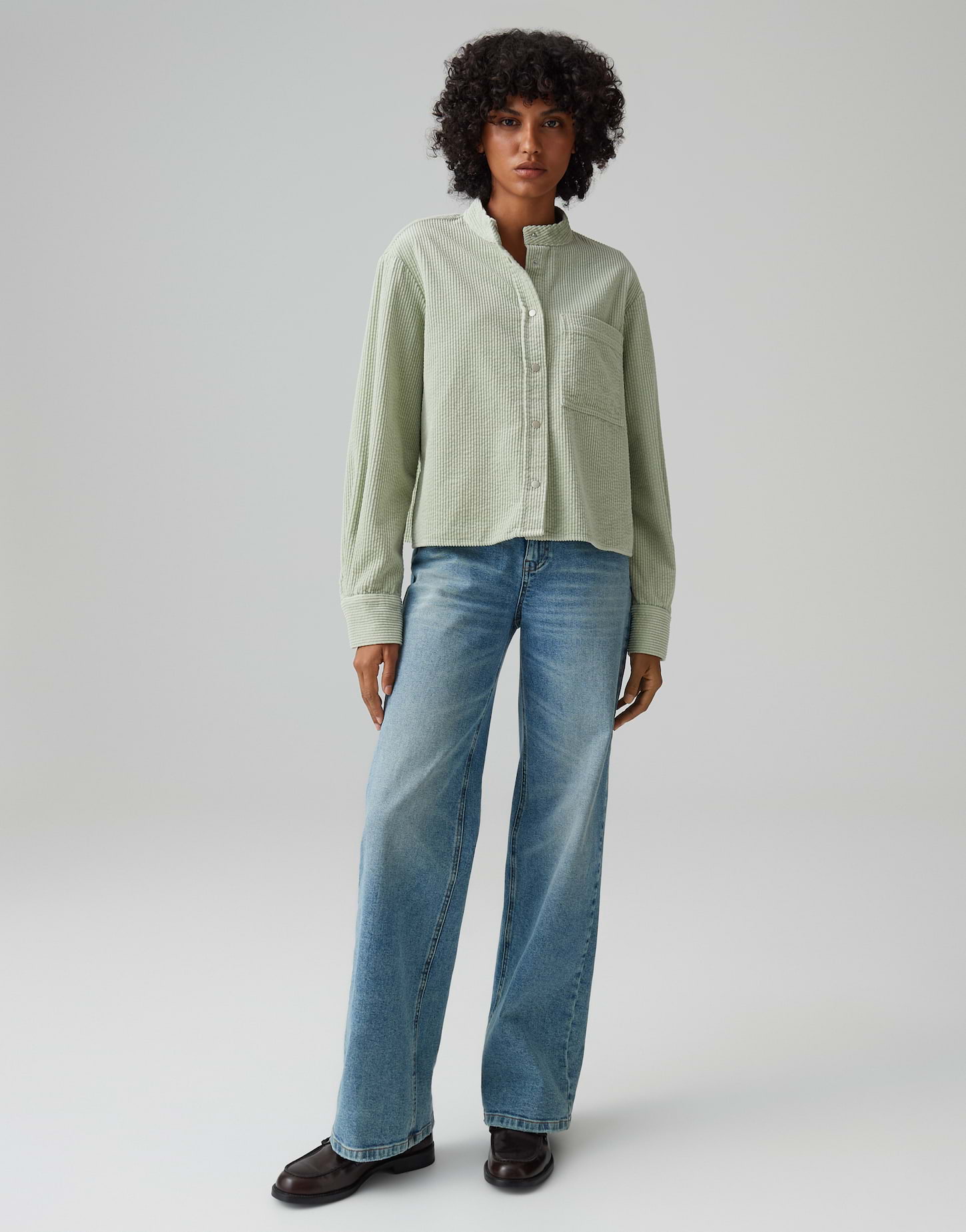 Langarmbluse Falve grün online bestellen | OPUS Online Shop