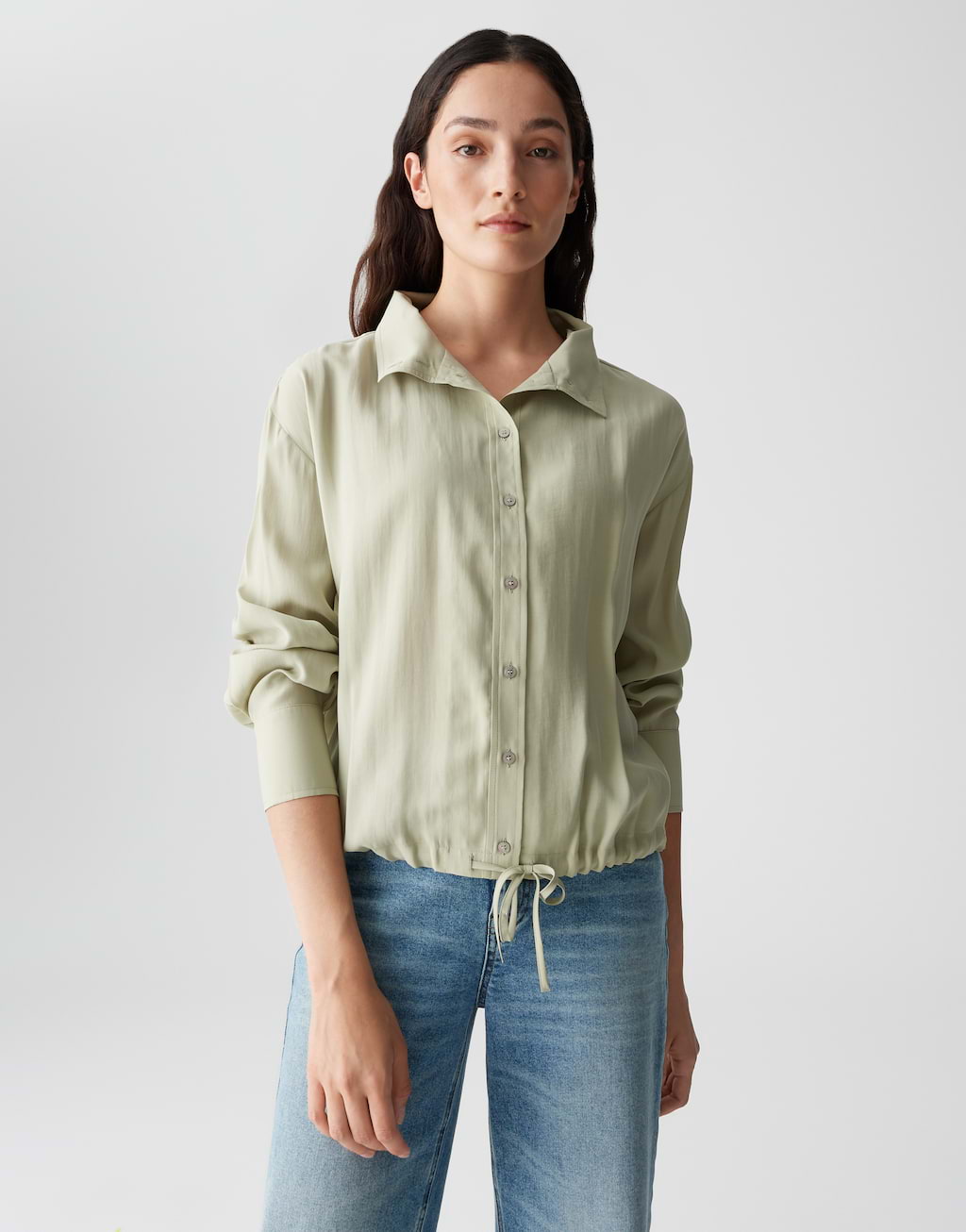 long sleeve blouse Fayra green by OPUS | shop your favourites online
