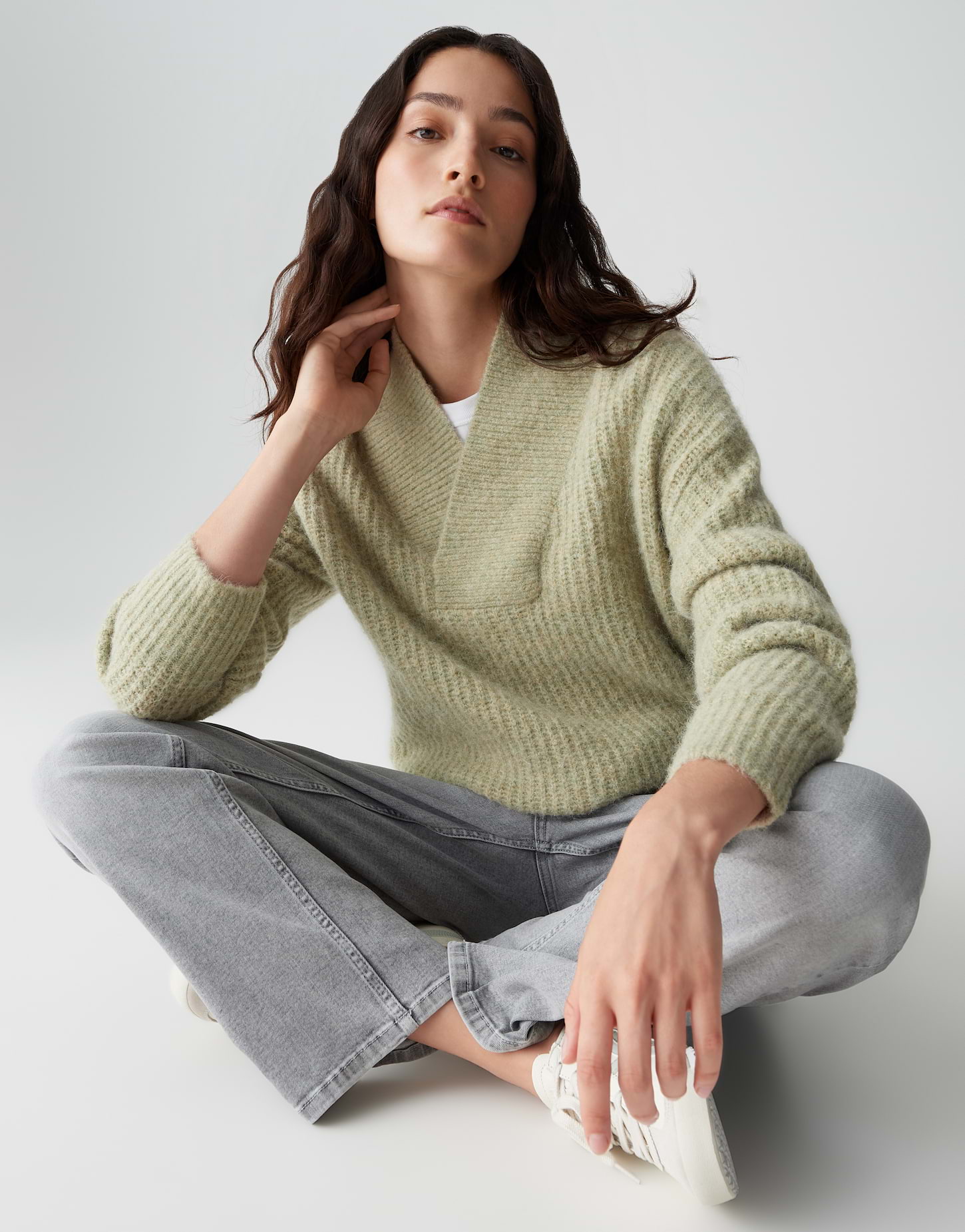 Pullover Ponelope grün online bestellen | OPUS Online Shop