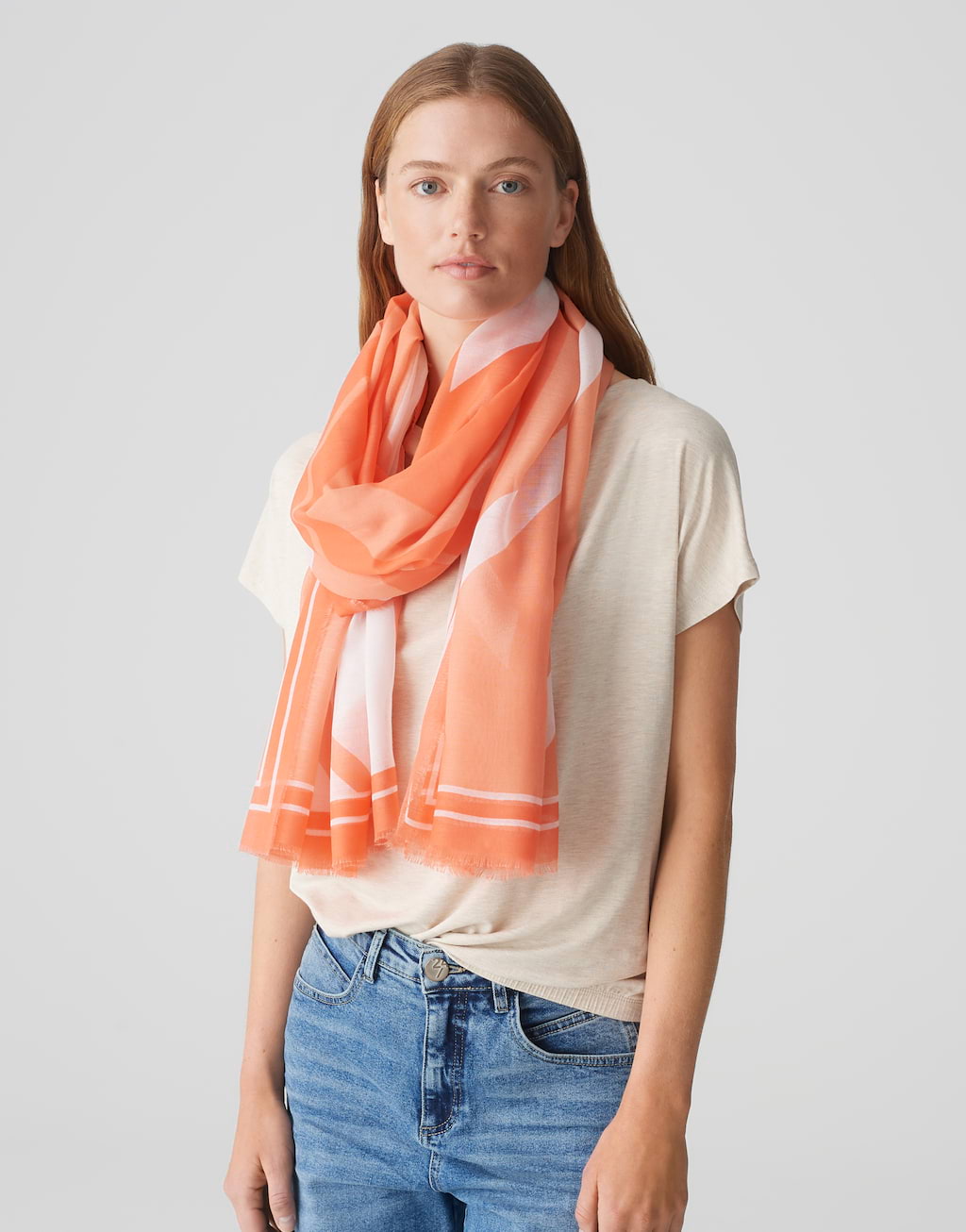 Tuch Axeni scarf orange online bestellen | OPUS Online Shop