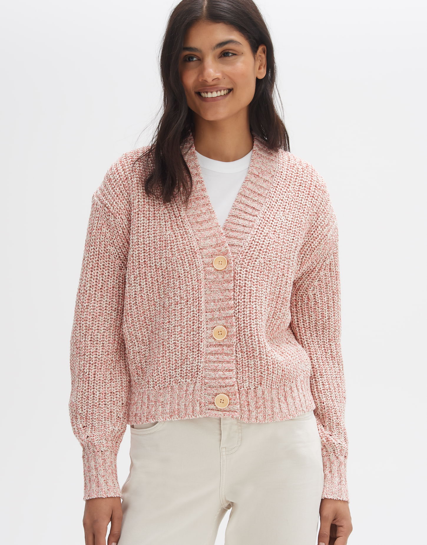 Strickjacke Darano rot online bestellen | OPUS Online Shop