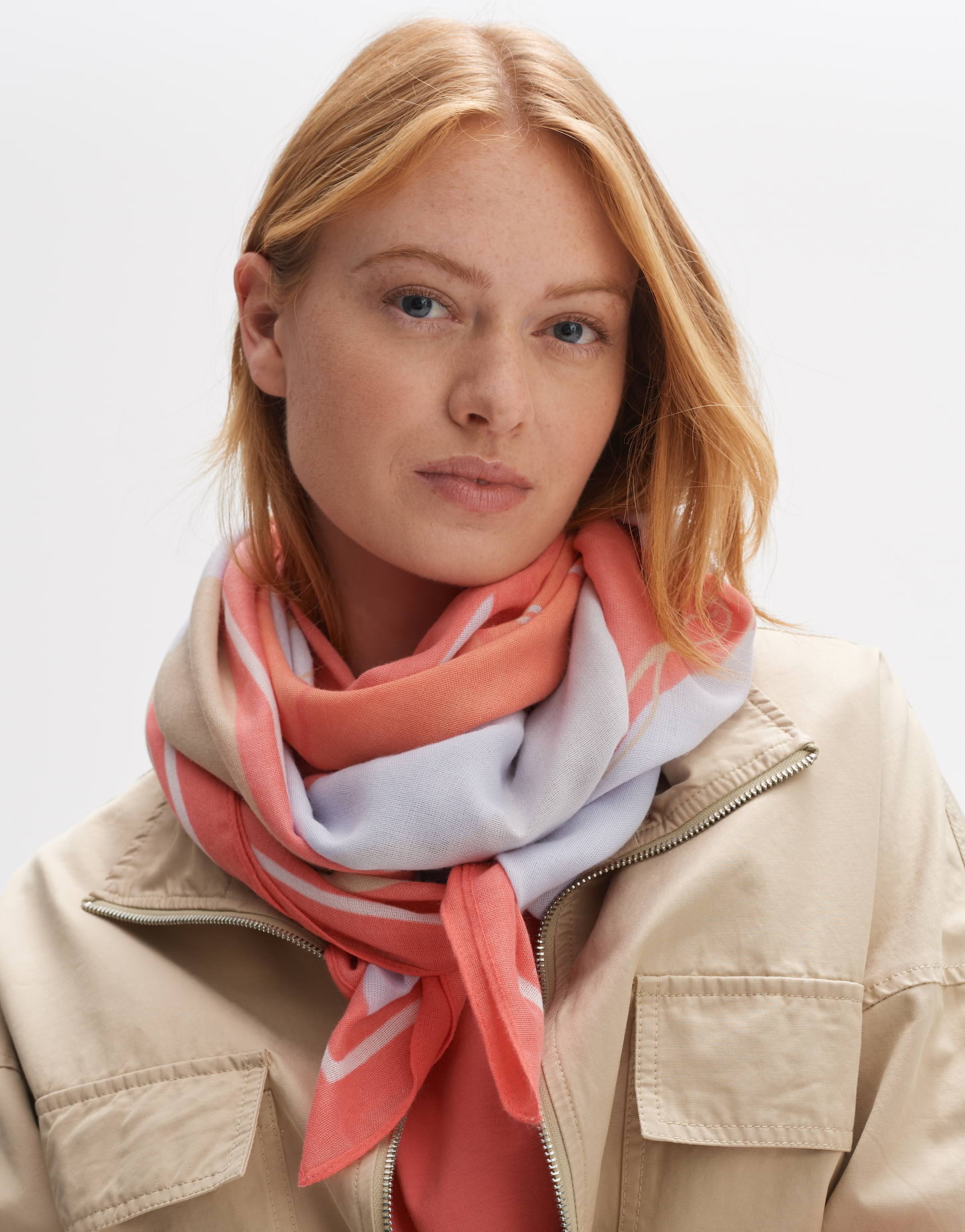 Halstuch Aflida scarf rot online bestellen | OPUS Online Shop