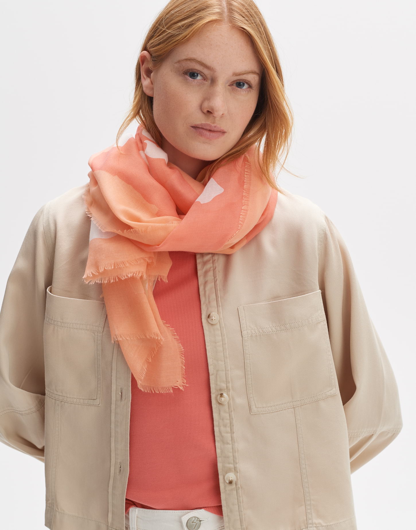 Tuch Ablomi scarf orange online bestellen | OPUS Online Shop