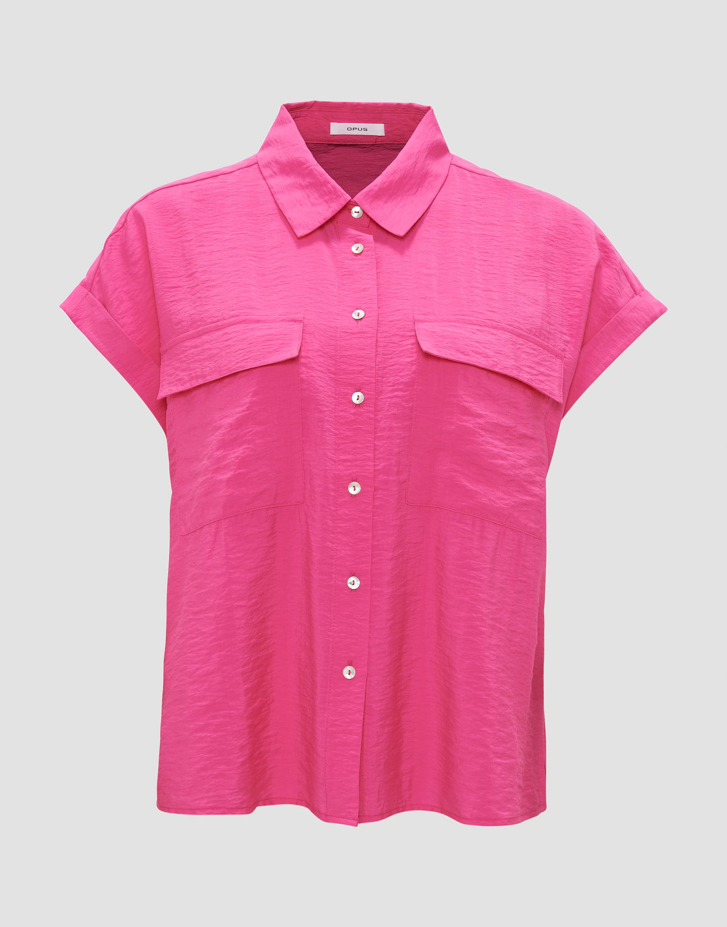 Kurzarmbluse Fitara pink online bestellen | OPUS Online Shop