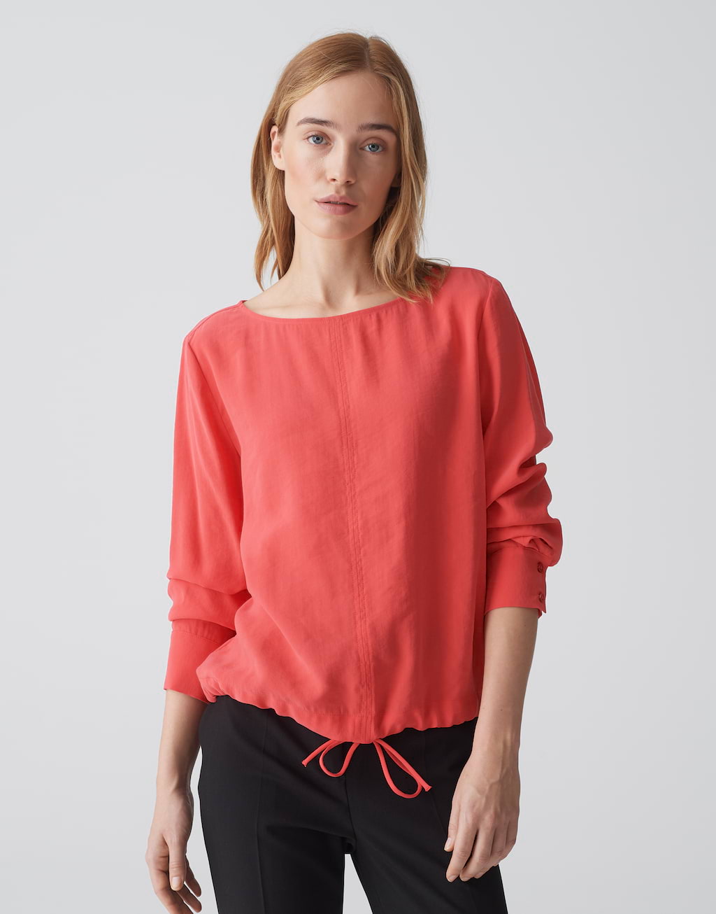 long sleeve blouse Forti red by OPUS | shop your favourites online