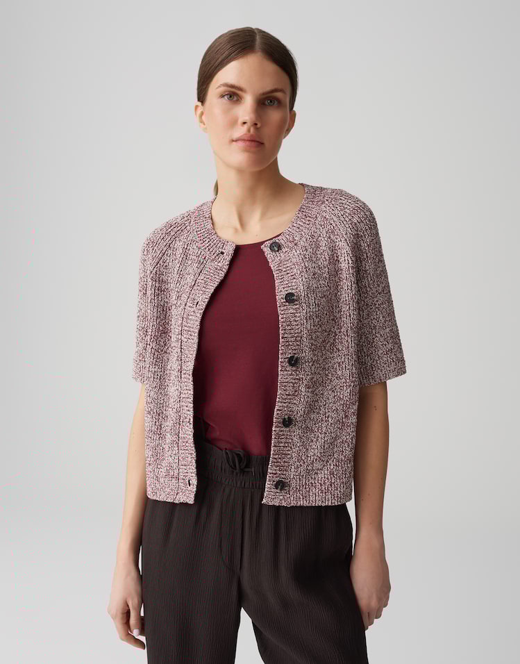 Strickjacke Dacki lila online bestellen | OPUS Online Shop