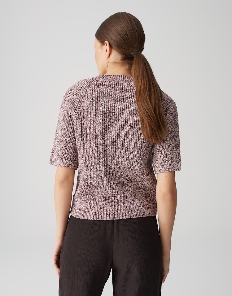 Gebreid vest Dacki paars online bestellen | OPUS online shop