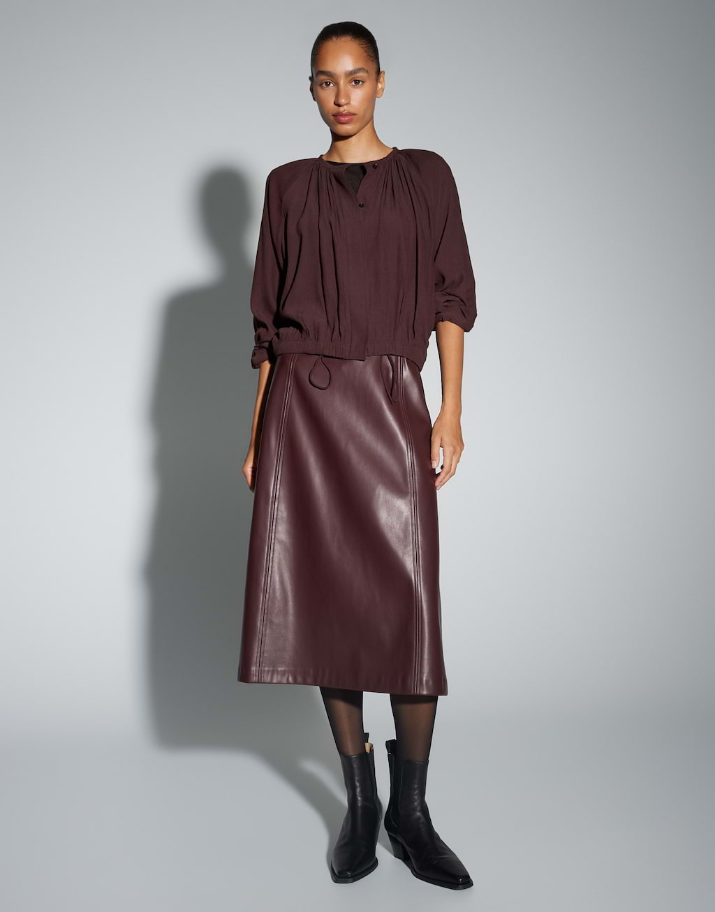 Langarmbluse Faluna rot online bestellen | OPUS Online Shop