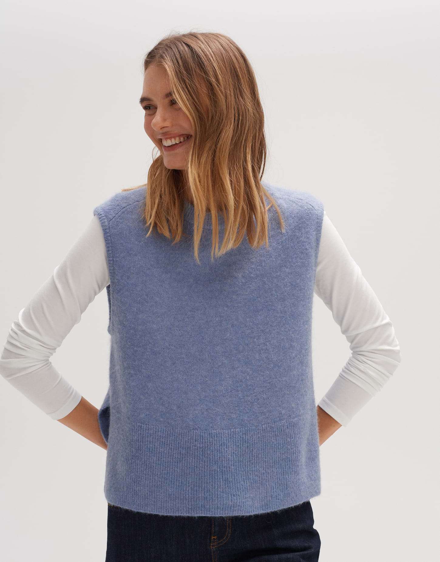 Pullunder Plinta blau online bestellen | OPUS Online Shop
