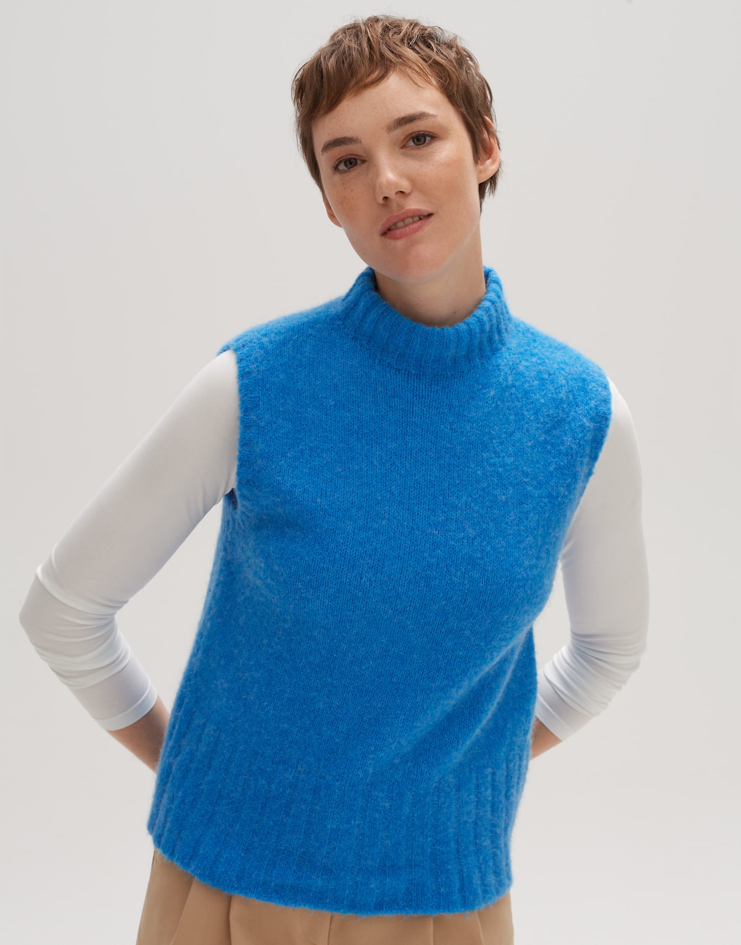 Pullunder Pekula blau online bestellen | OPUS Online Shop