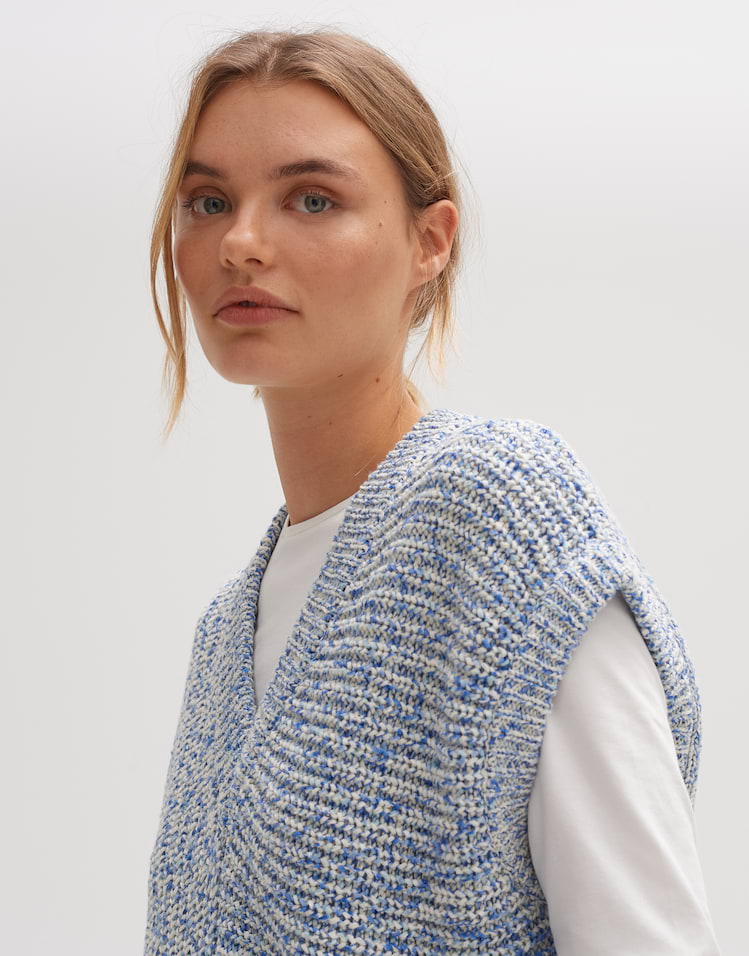 Pullunder Perwo blau online bestellen | OPUS Online Shop