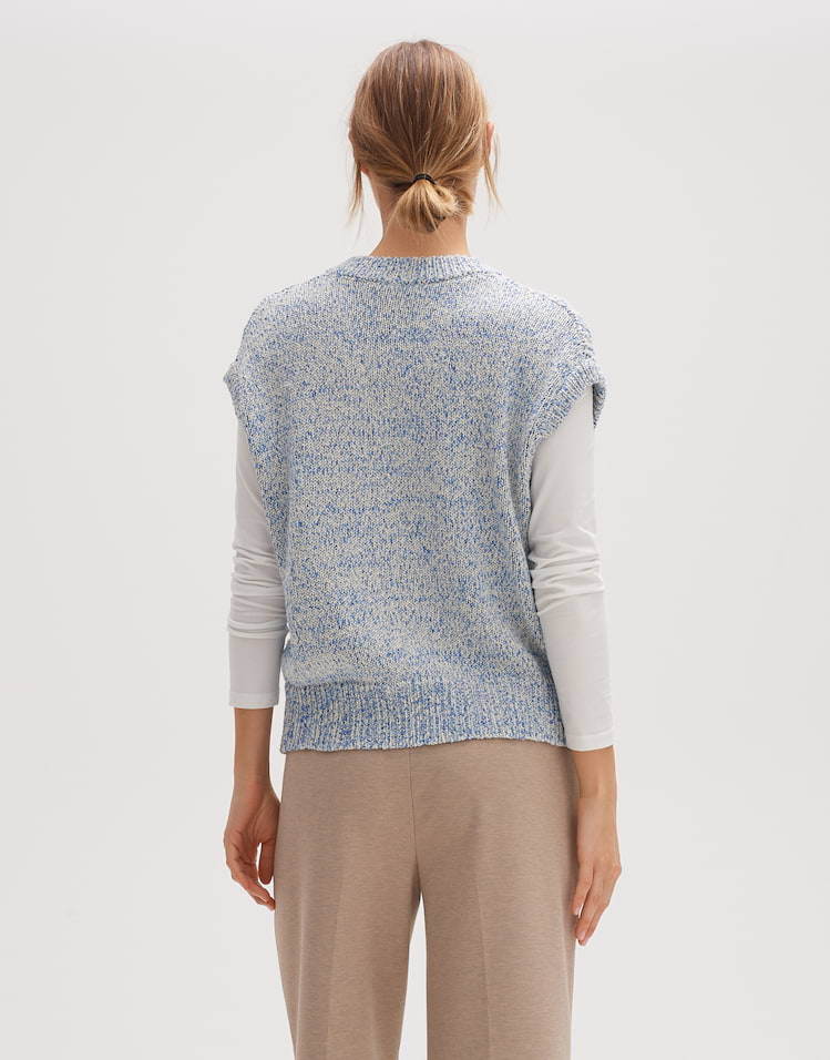 Pullunder Perwo blau online bestellen | OPUS Online Shop