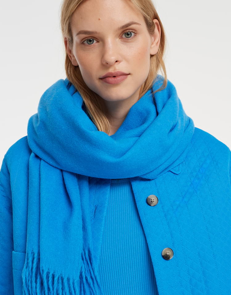 Schal Anell scarf blau online bestellen | OPUS Online Shop