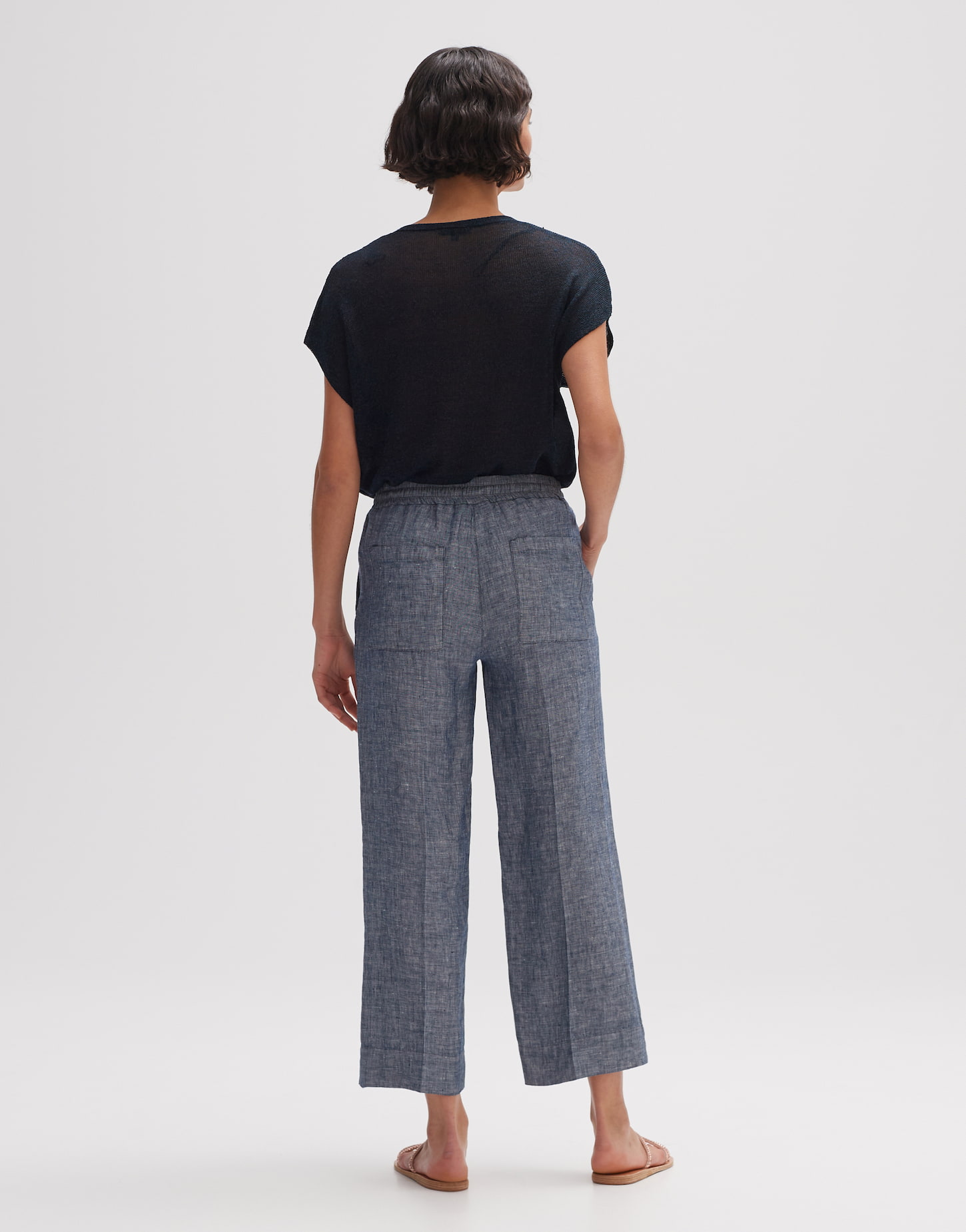 Leinenhose Madeka blau online bestellen | OPUS Online Shop