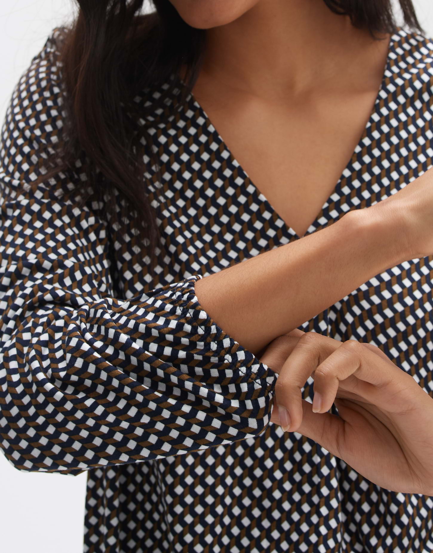 Longsleeve Sannah minimal blauw online bestellen | OPUS online shop