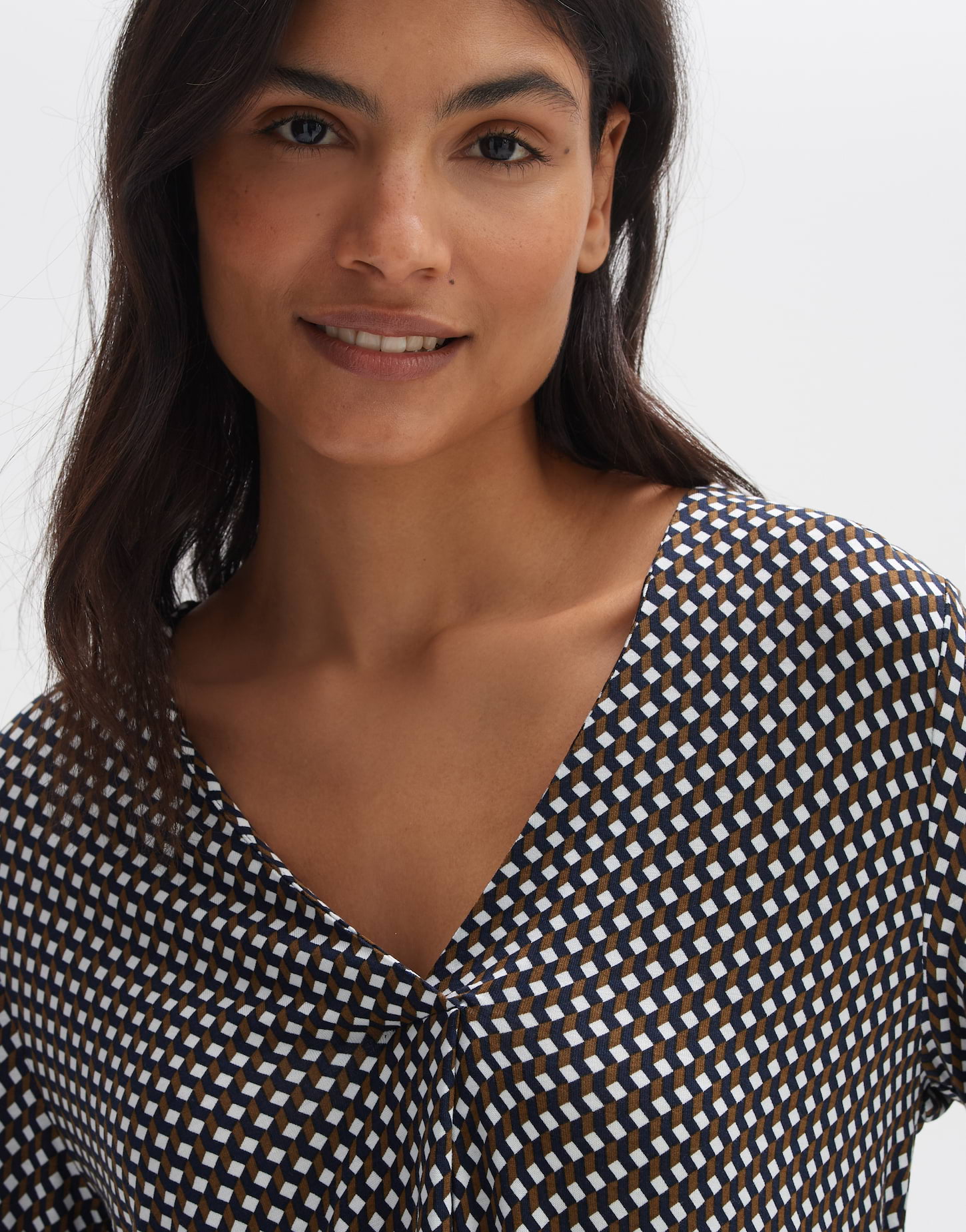 Longsleeve Sannah minimal blauw online bestellen | OPUS online shop