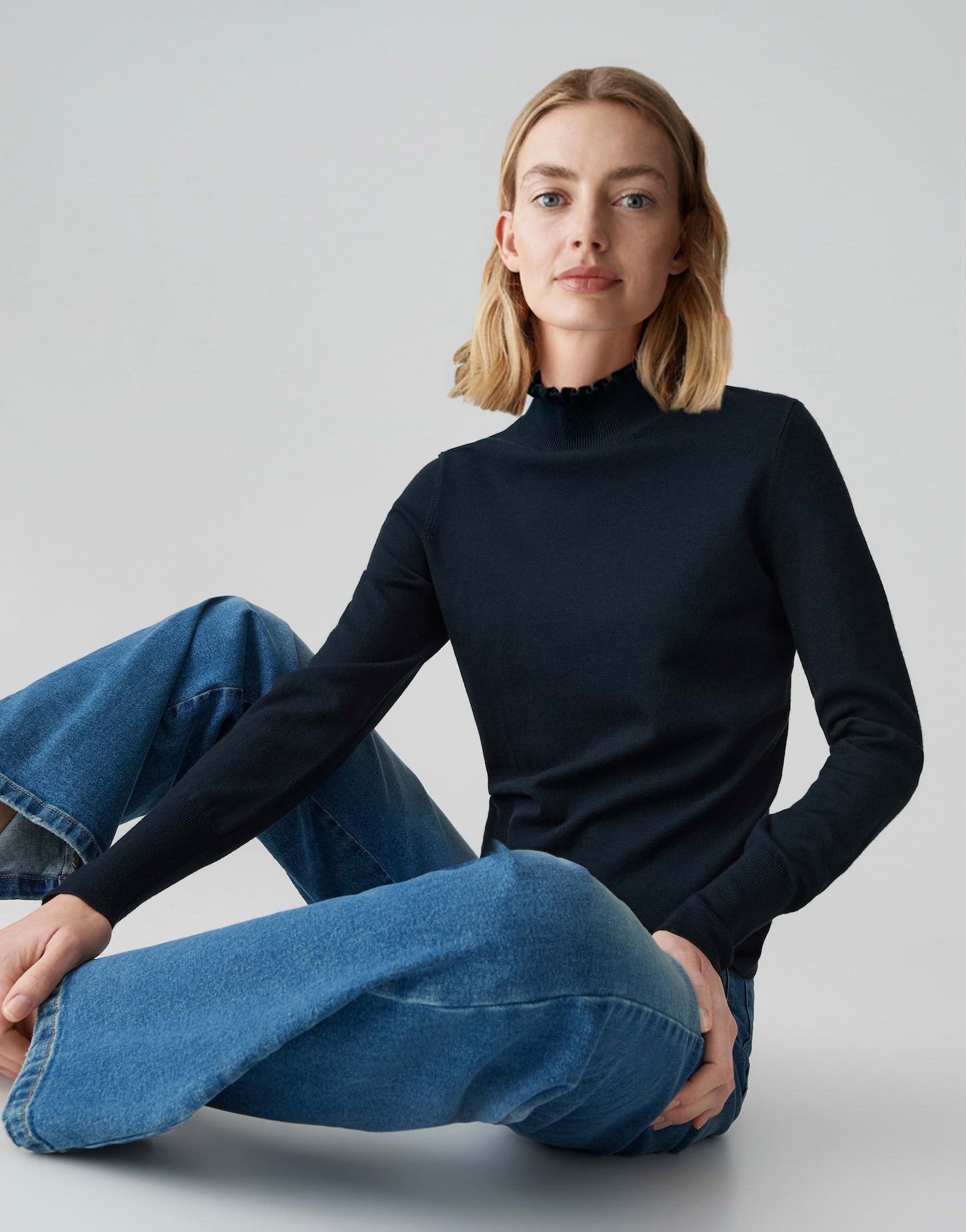 Pullover Polluna blau online bestellen | OPUS Online Shop