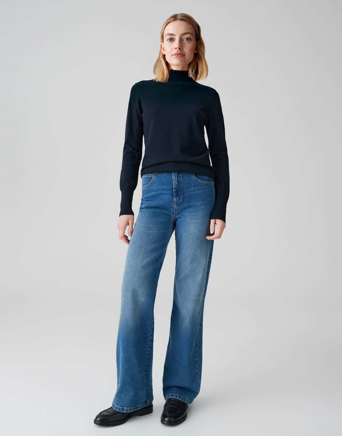 Pullover Polluna blau online bestellen | OPUS Online Shop