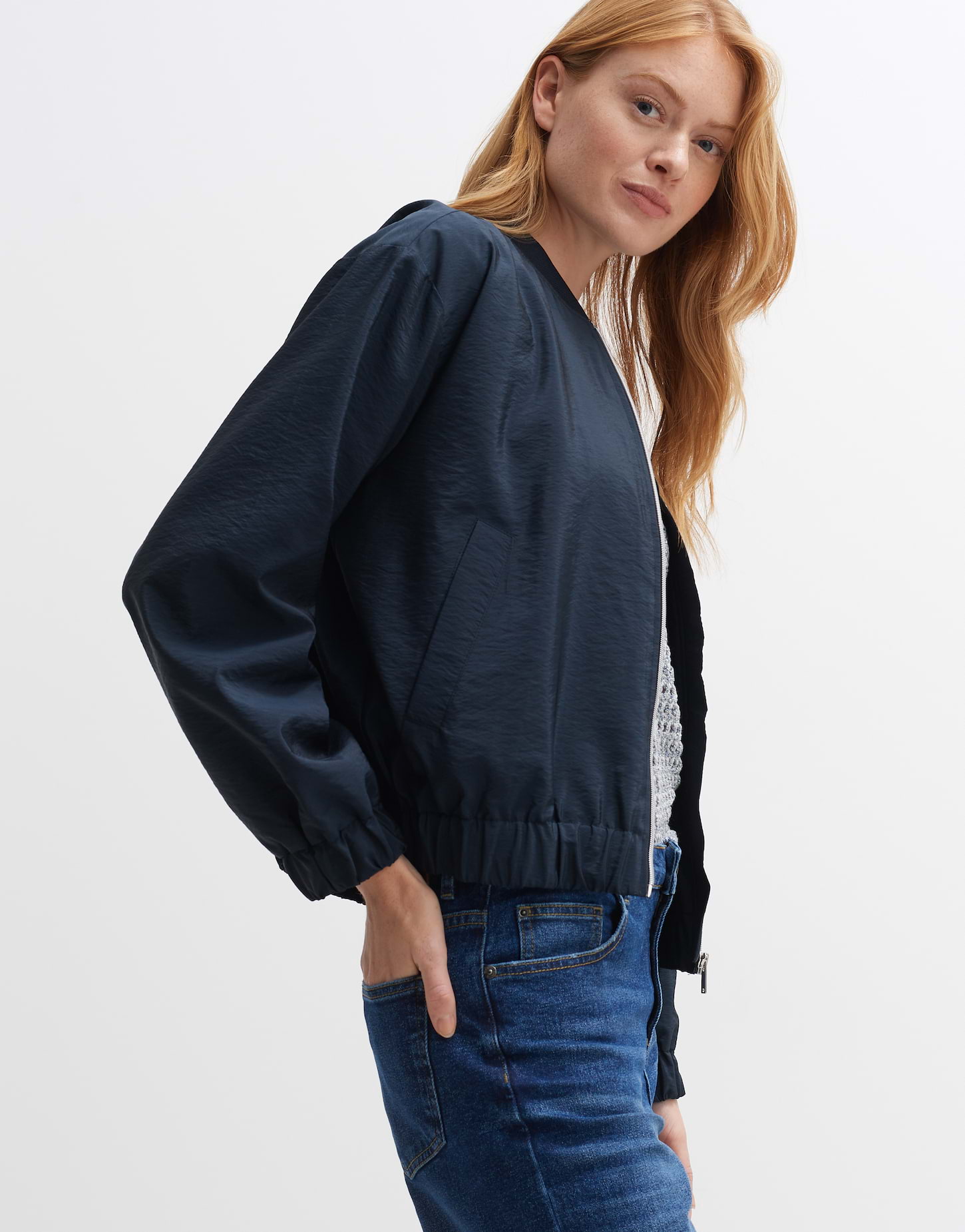 Blouson Jenco shine blau online bestellen | OPUS Online Shop