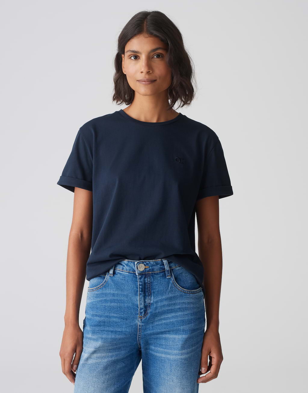 Kurzarmshirt Serox blau online bestellen | OPUS Online Shop
