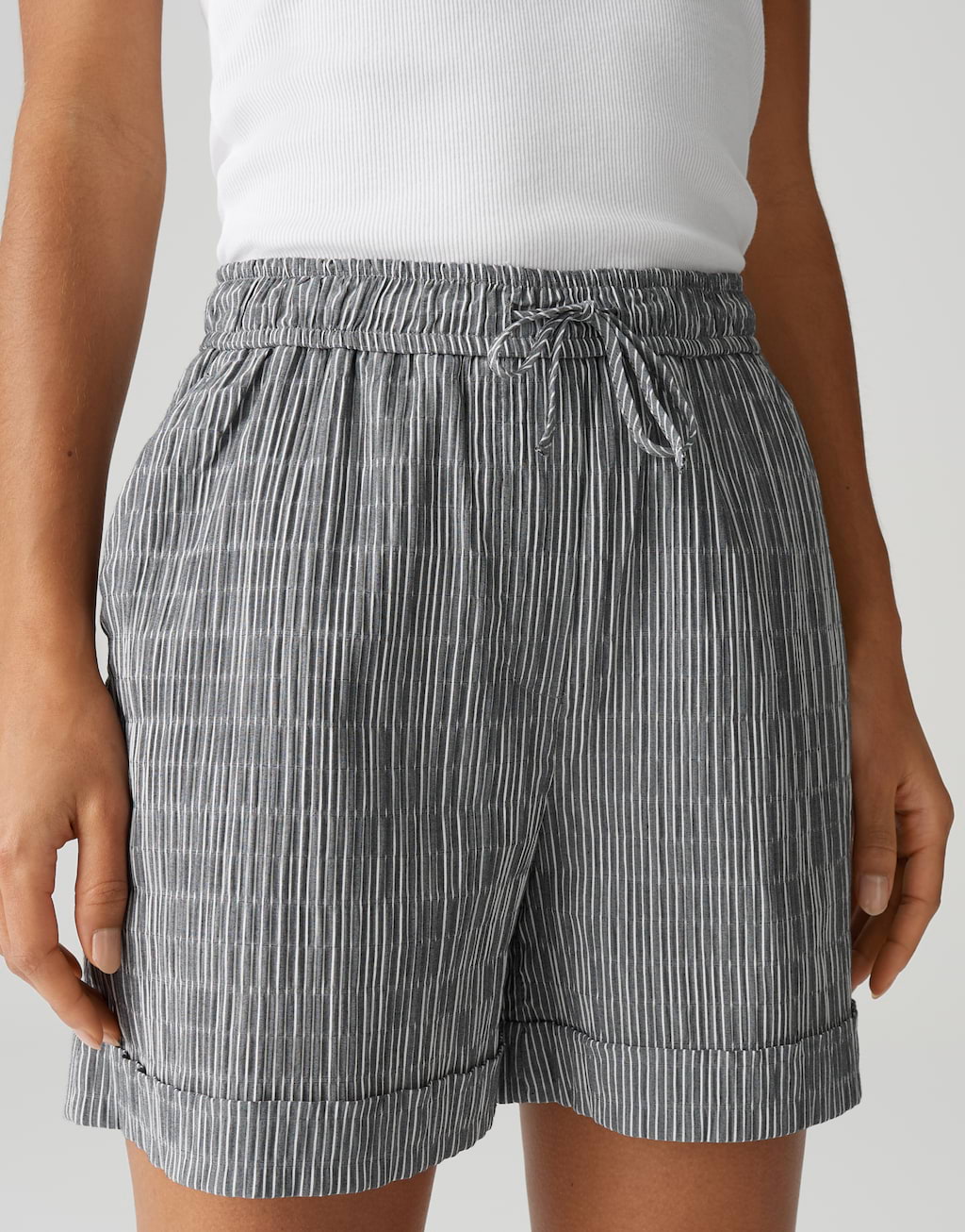 Shorts Melane shorts structure blau online bestellen | OPUS Online Shop