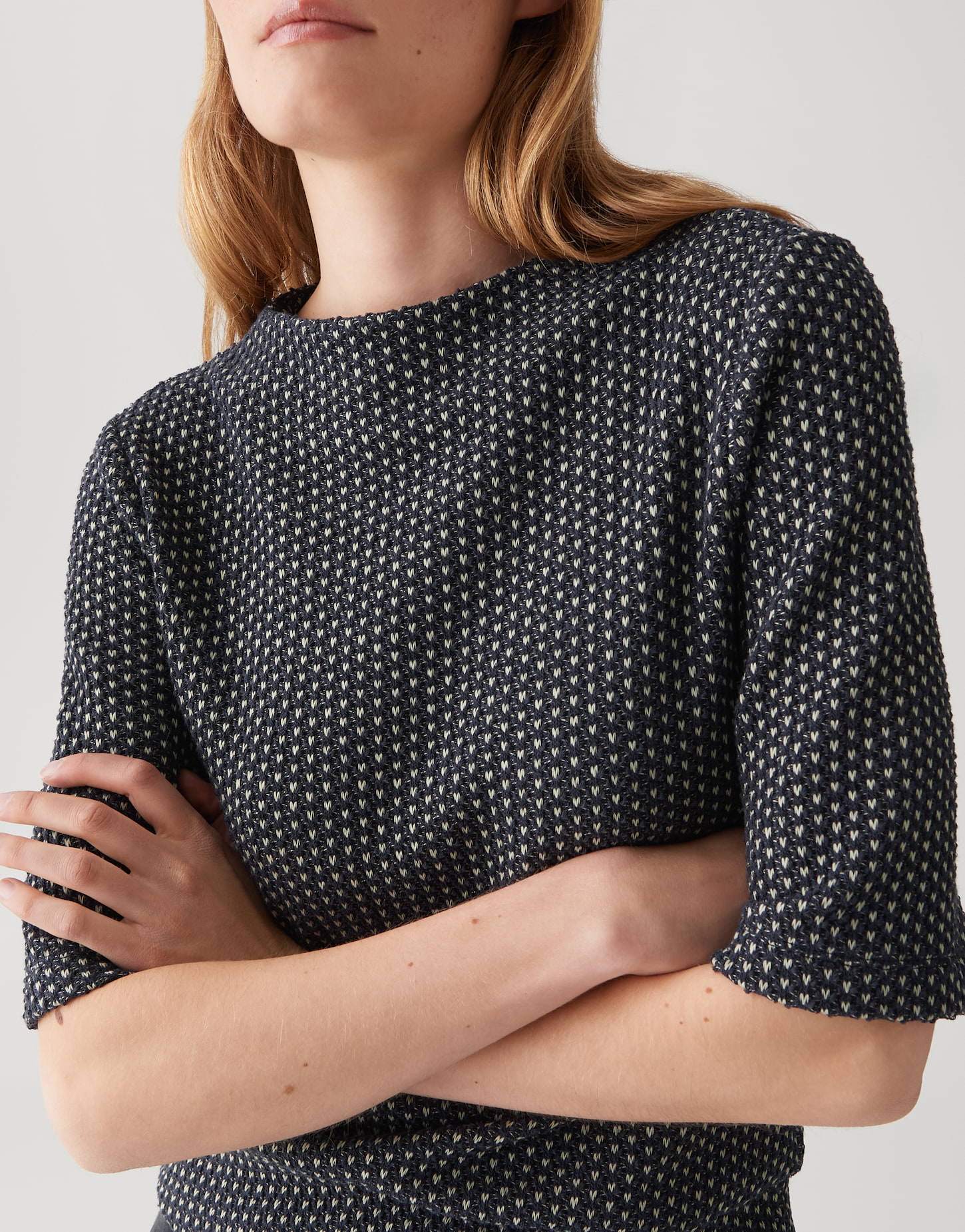 Shirt met korte mouw Sawira blauw online bestellen | OPUS online shop