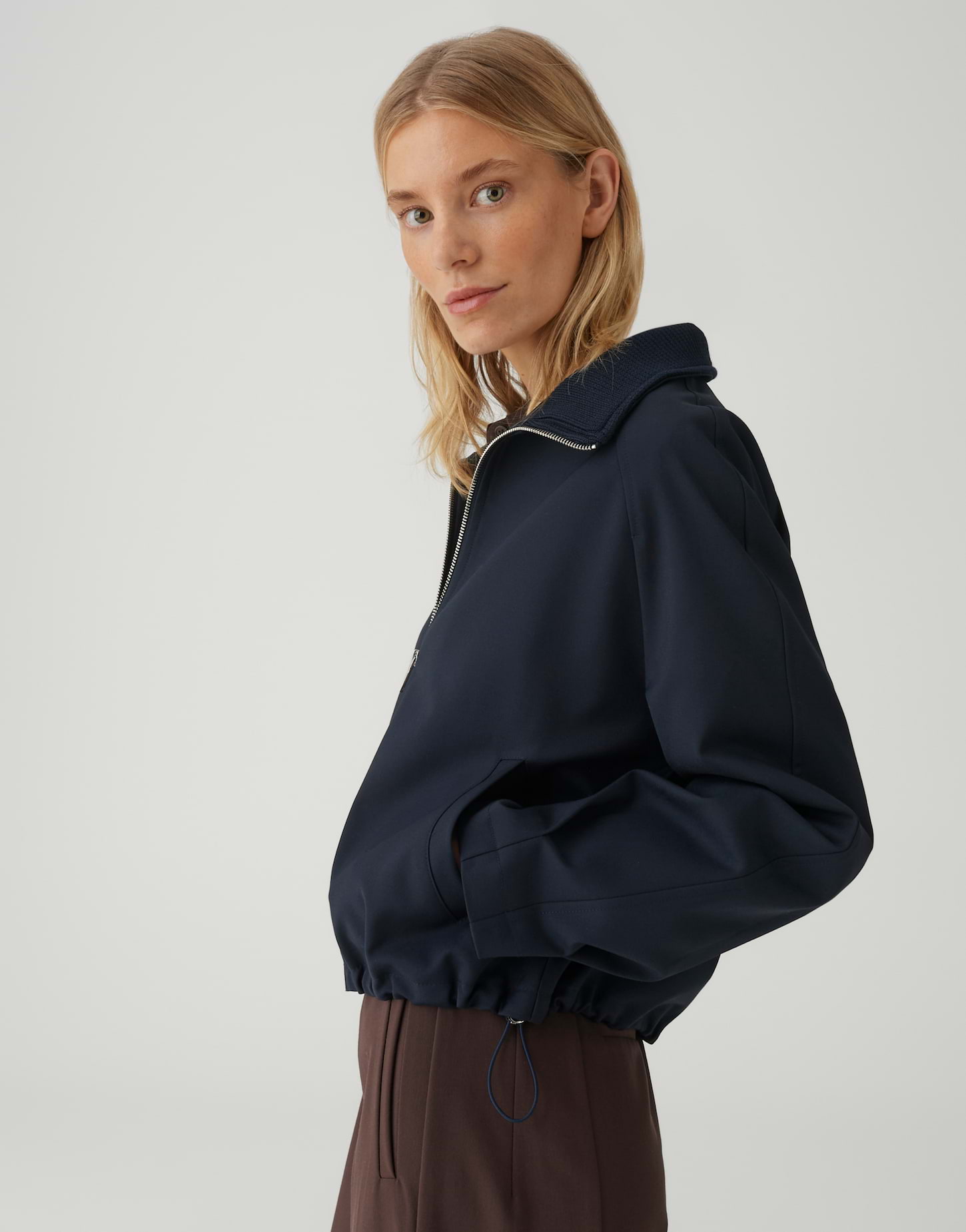 Jacke Halvi blau online bestellen | OPUS Online Shop