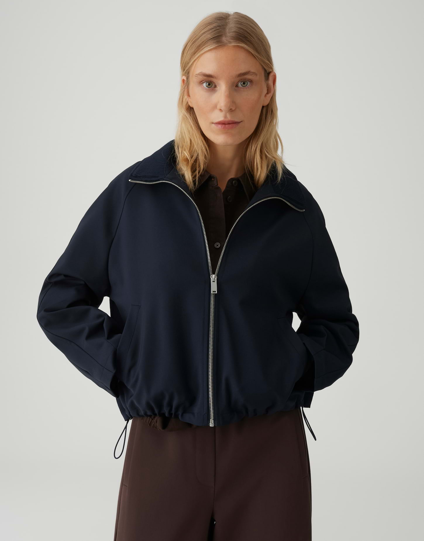 Jacke Halvi blau online bestellen | OPUS Online Shop