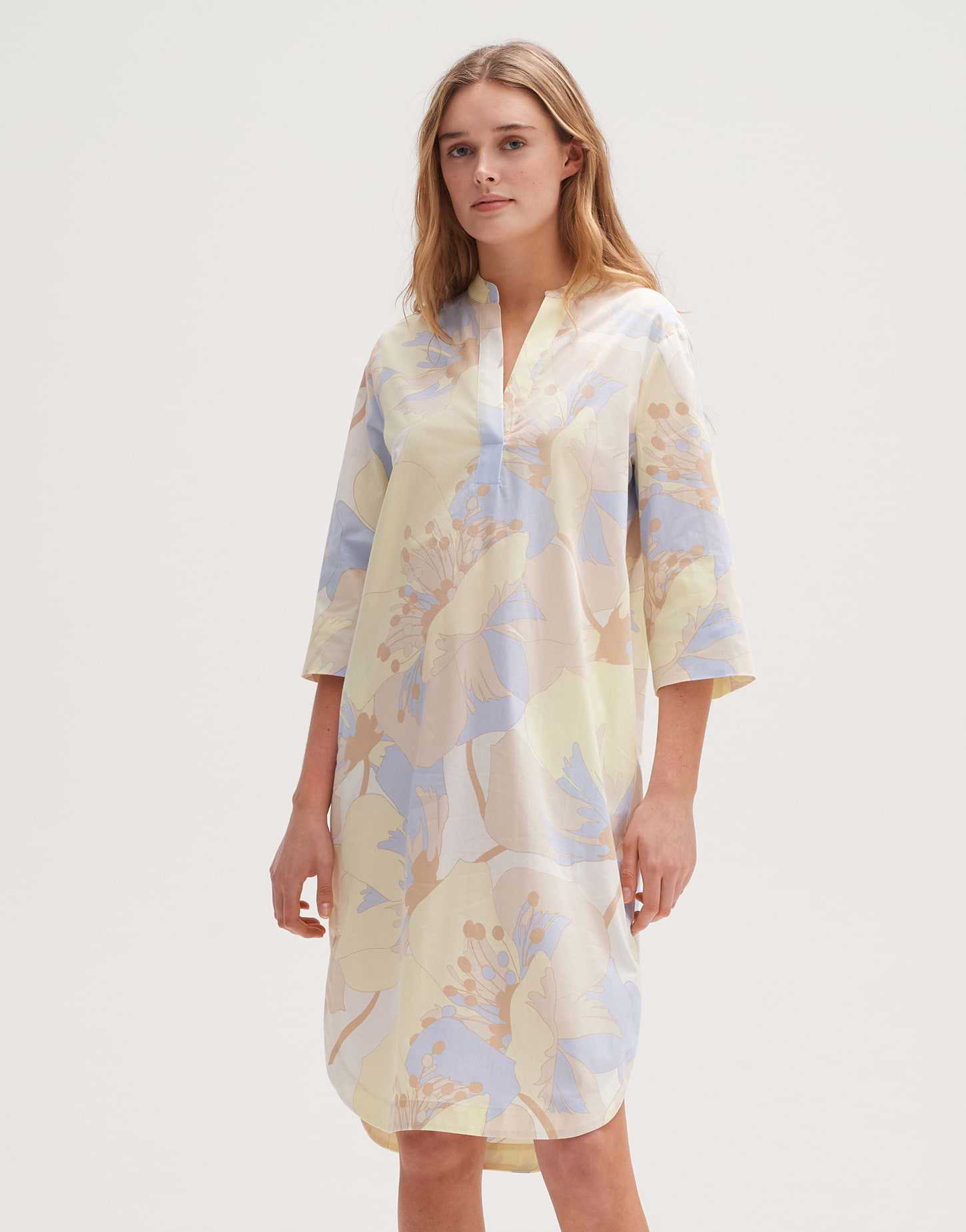 Blusenkleid Wandro blossom blau online bestellen | OPUS Online Shop