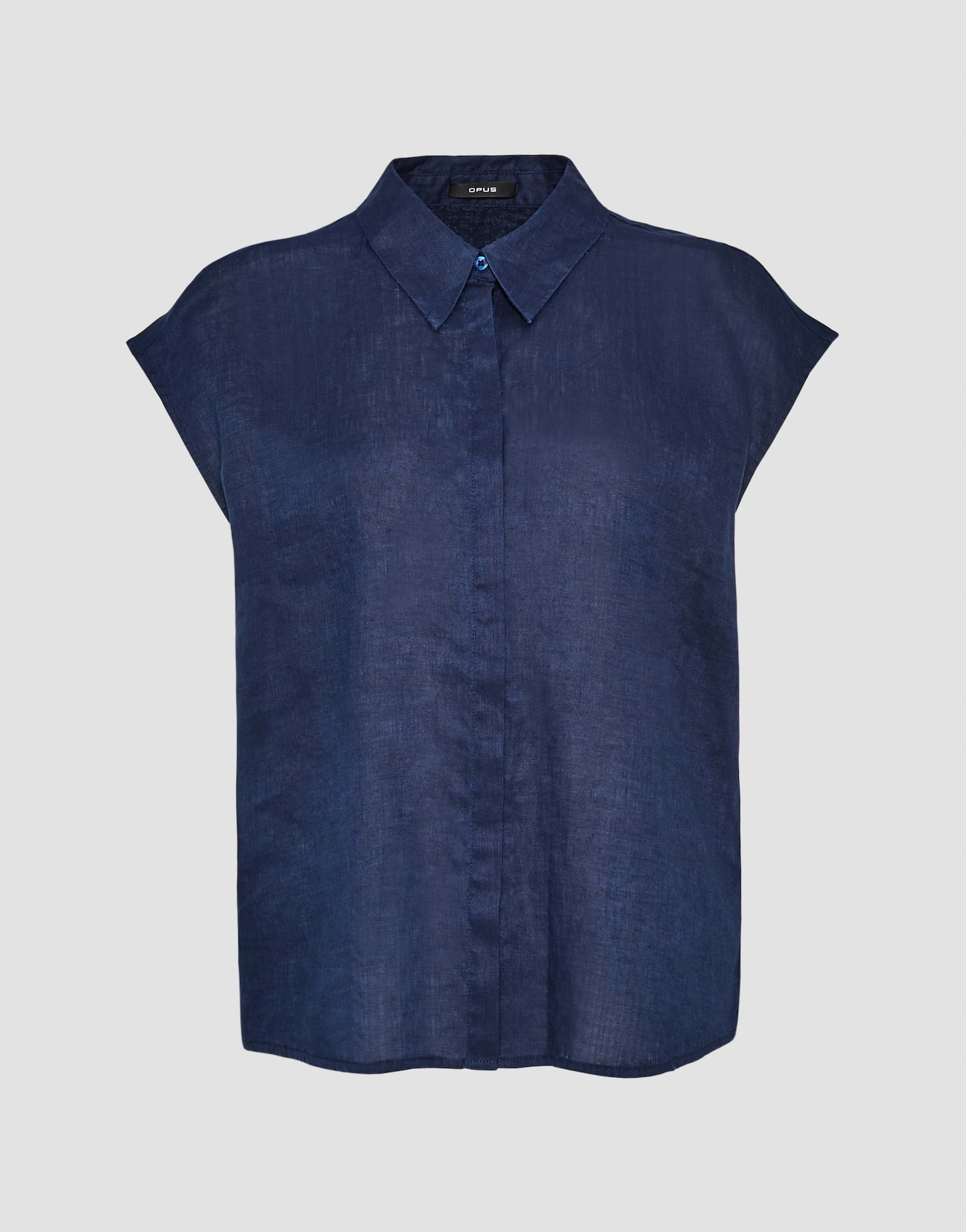 Leinenbluse Faara blau online bestellen | OPUS Online Shop