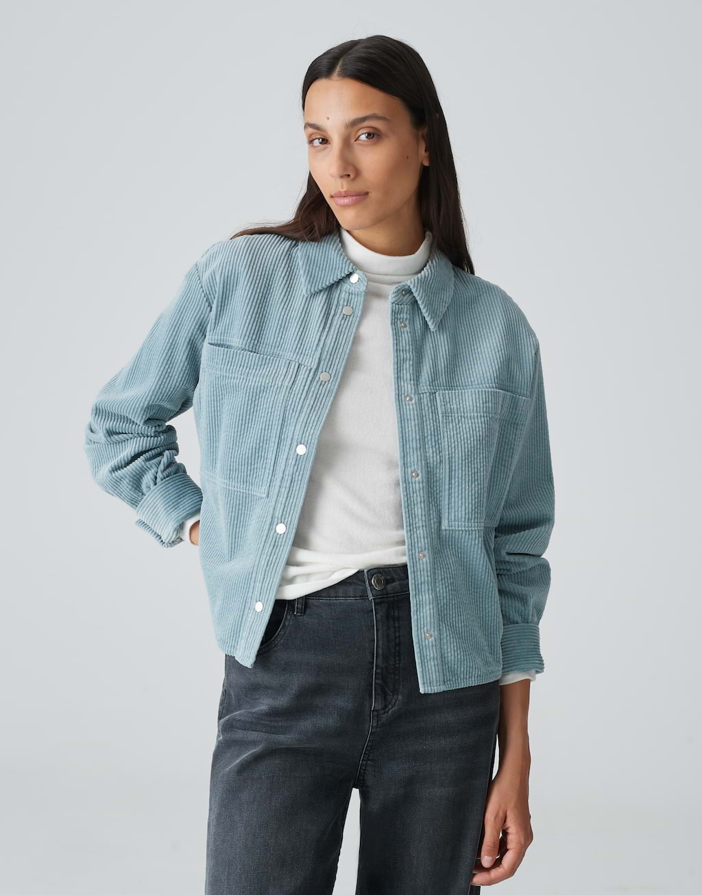 long sleeve blouse Falba blue by OPUS | shop your favourites online