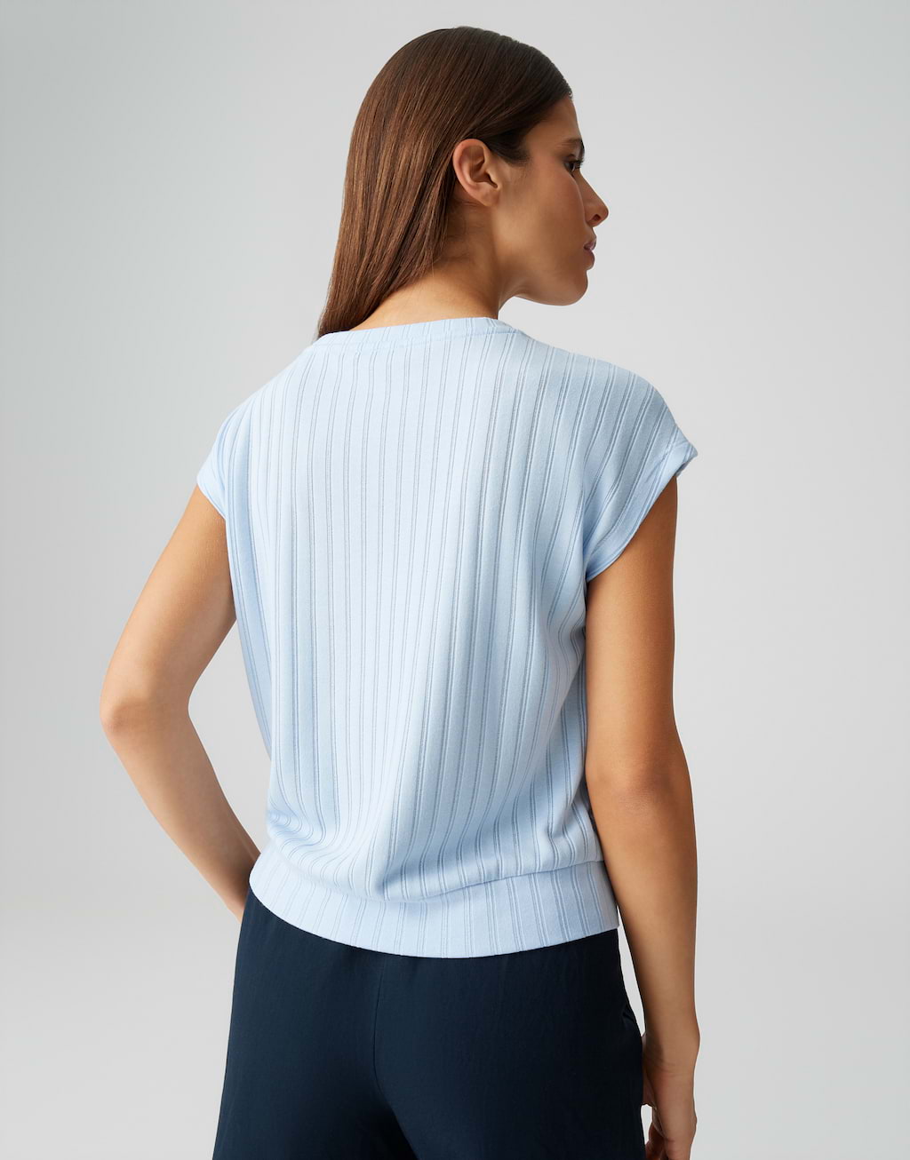 Kurzarmshirt Sapino blau online bestellen | OPUS Online Shop