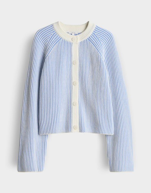 Strickjacke Delsie blau online bestellen | OPUS Online Shop