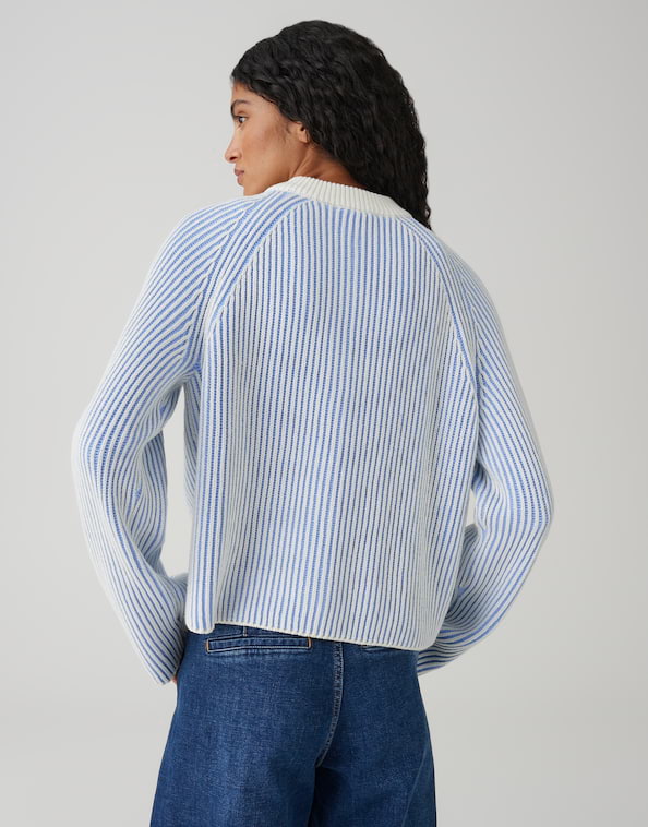 Strickjacke Delsie blau online bestellen | OPUS Online Shop