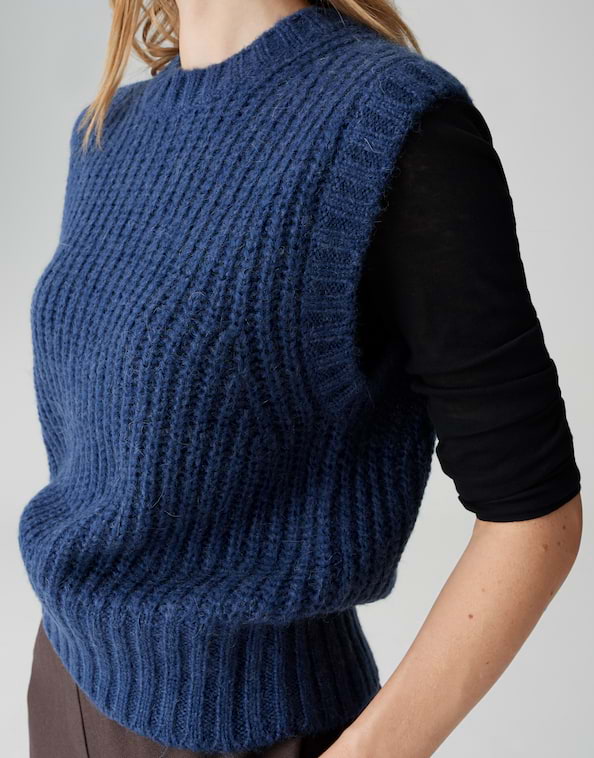 Pullunder Portuna blau online bestellen | OPUS Online Shop
