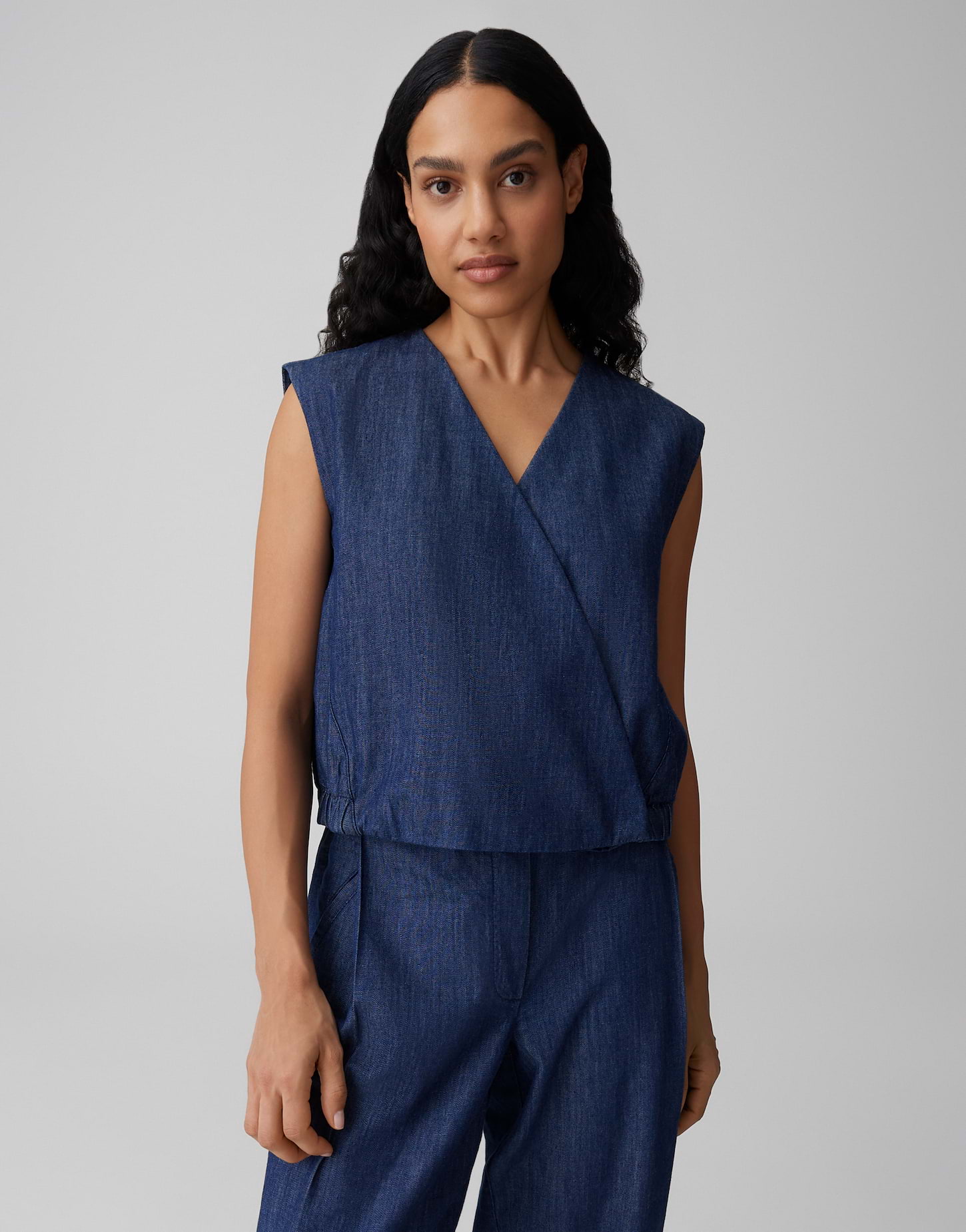 Weste Wiona blau online bestellen | OPUS Online Shop