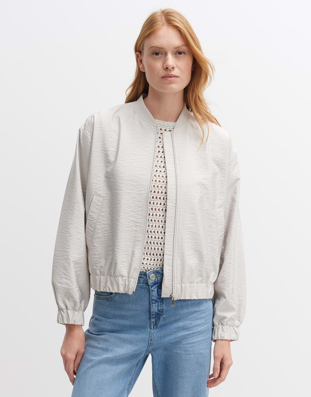 blazer Jenco shine grey by OPUS | shop your favourites online