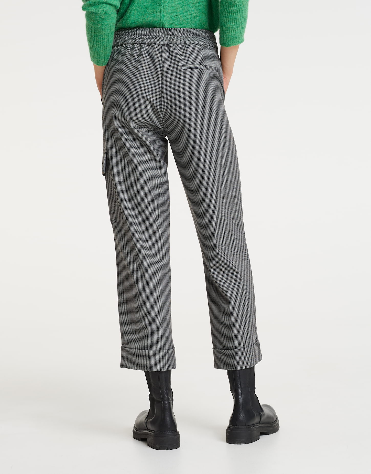 Stoffen broek Mameli grijs online bestellen | OPUS online shop